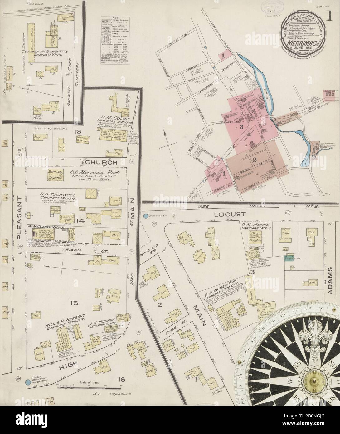 Merrimac street hi-res stock photography and images - Alamy