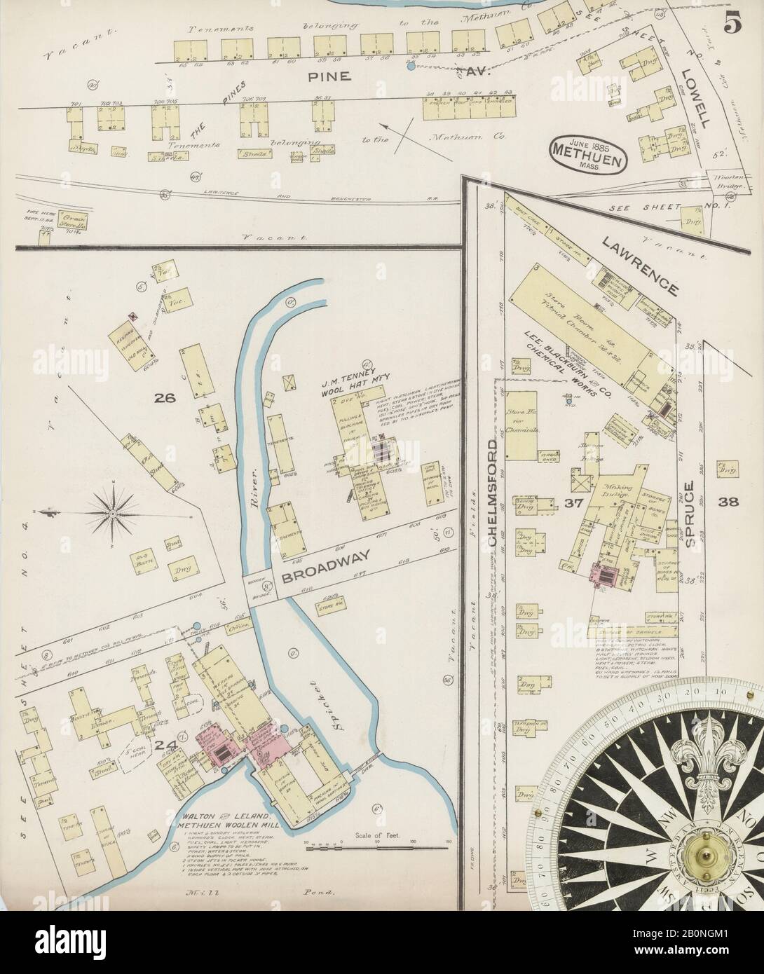 Methuen massachusetts map hi-res stock photography and images - Alamy