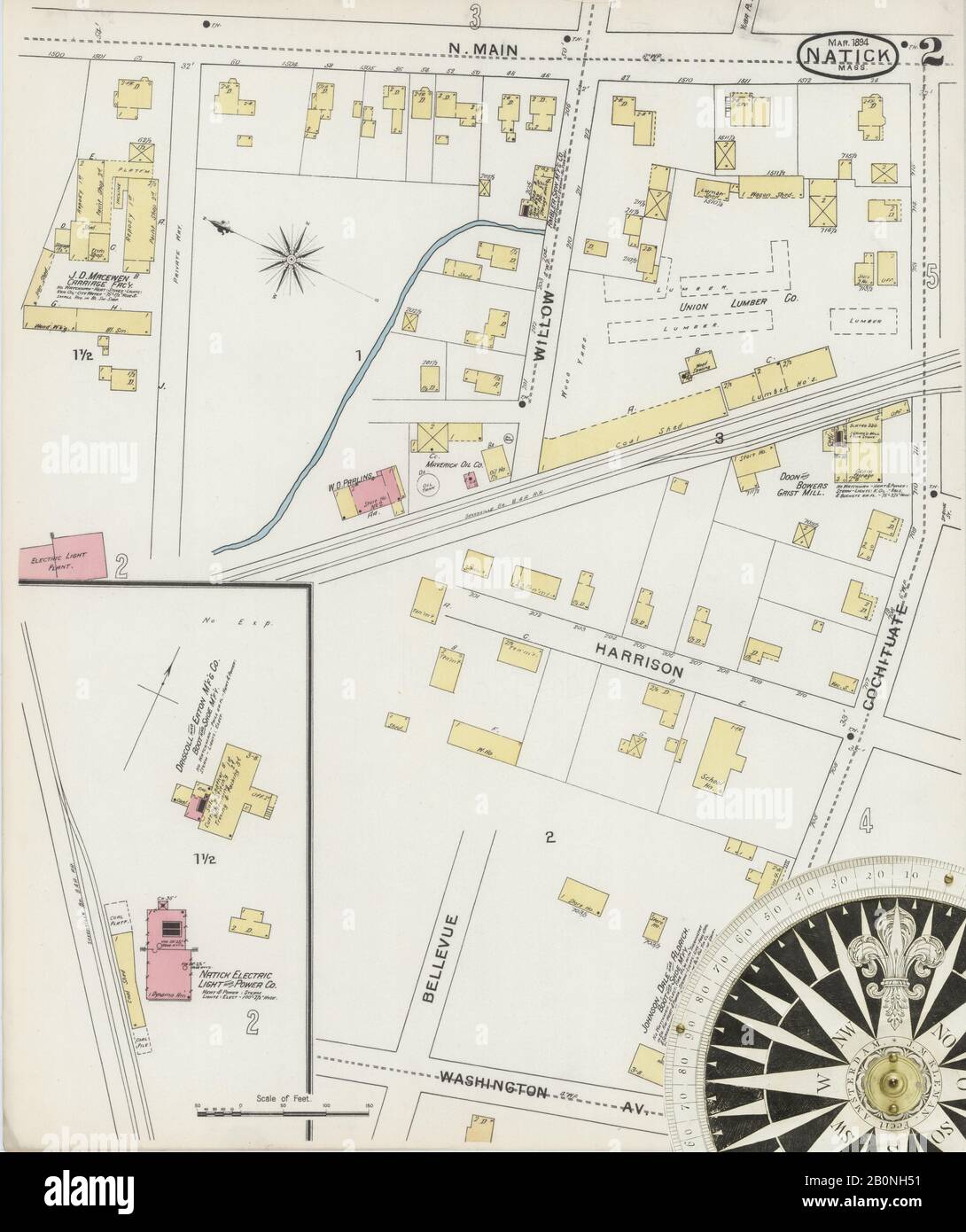 Image 2 of Sanborn Fire Insurance Map from Natick, Middlesex County ...