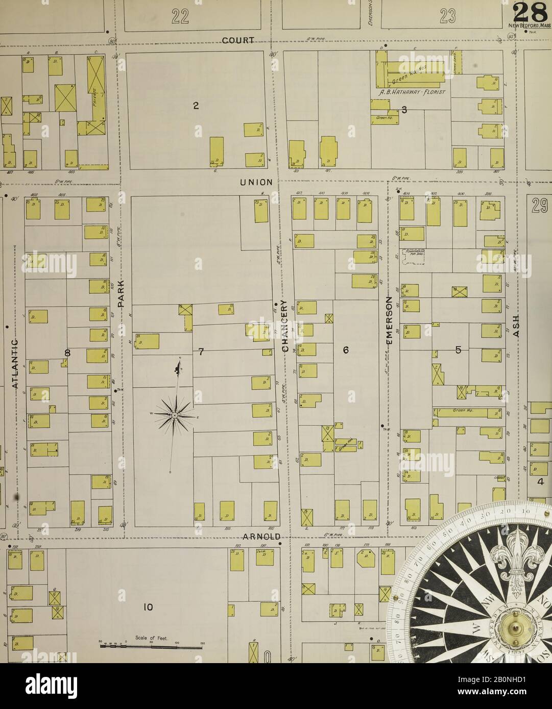 Fairhaven massachusetts map hi-res stock photography and images - Alamy