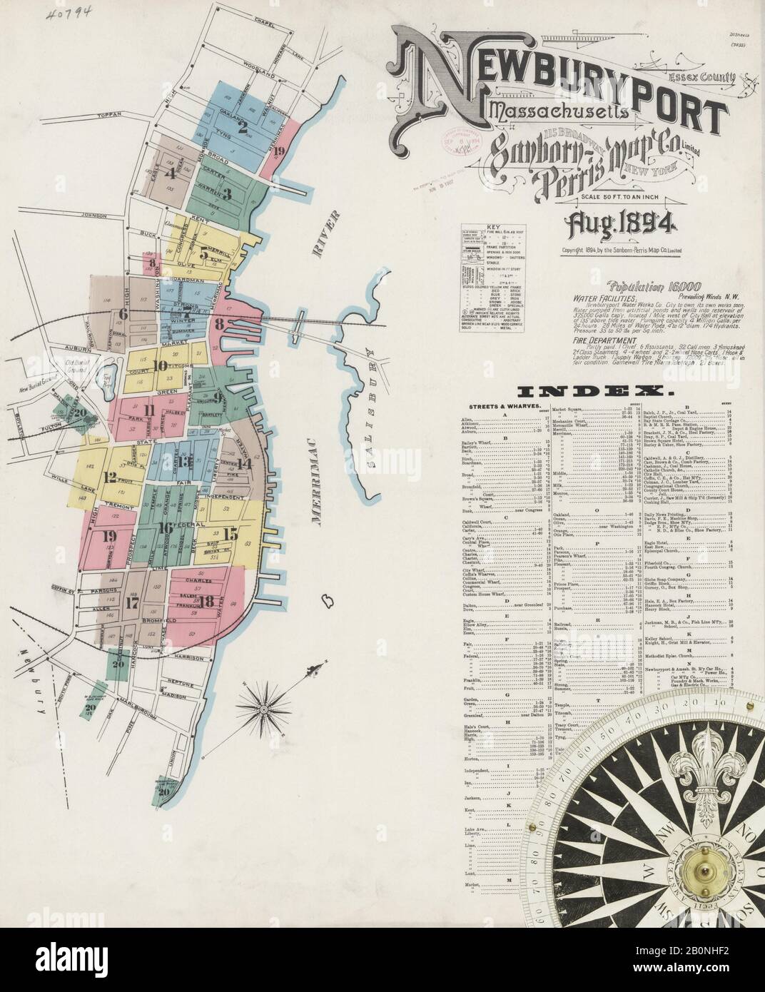 Newburyport massachusetts map hi-res stock photography and images - Alamy