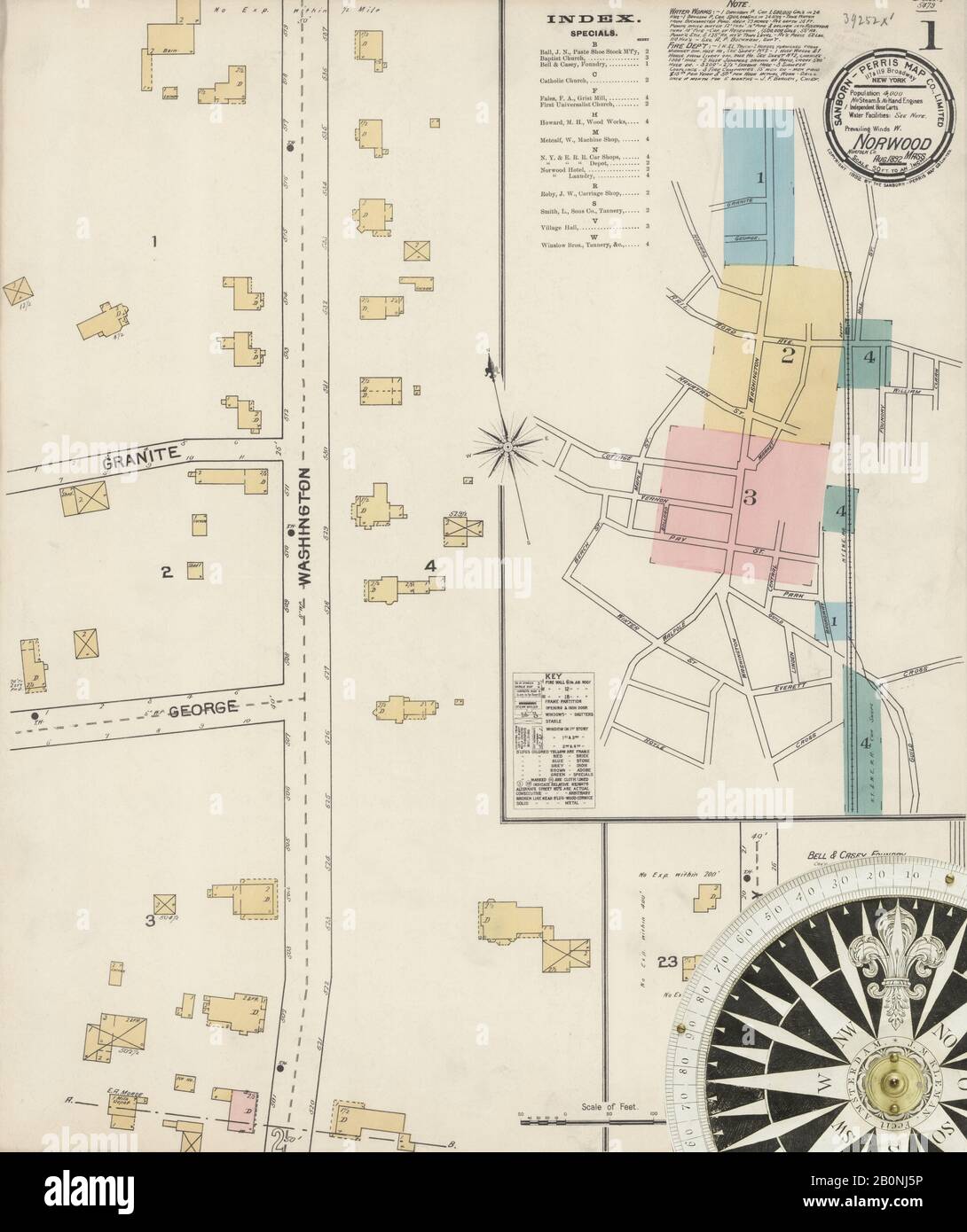 Map of norwood hi-res stock photography and images - Alamy