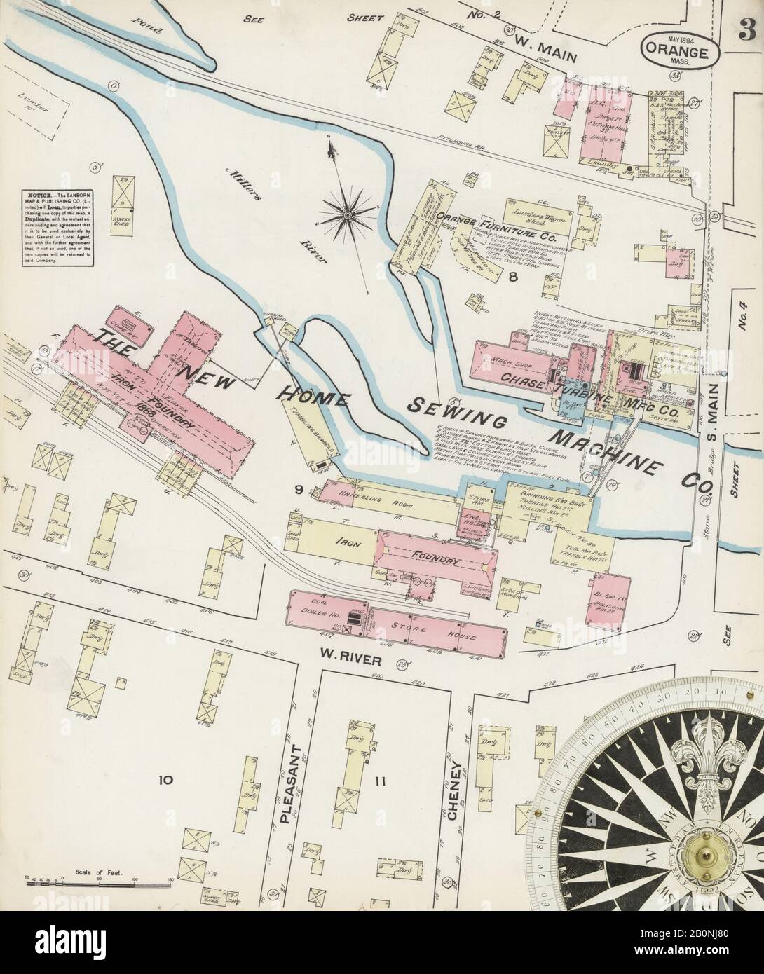 Orange massachusetts map hi-res stock photography and images - Alamy