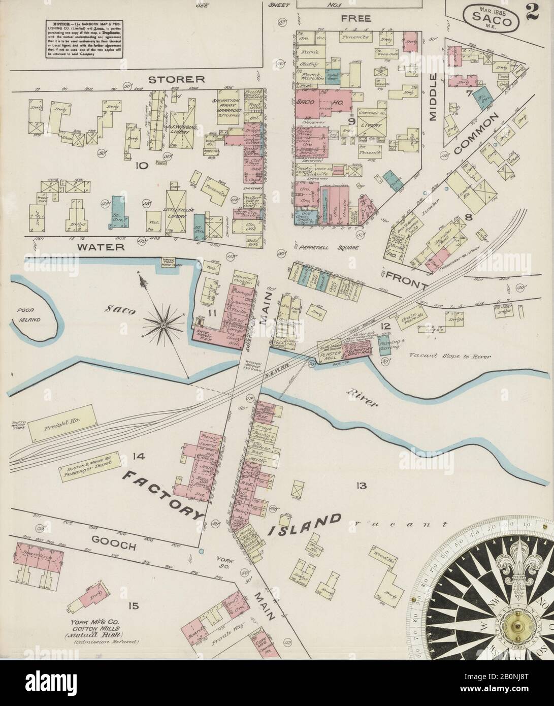 Saco map hi-res stock photography and images - Alamy