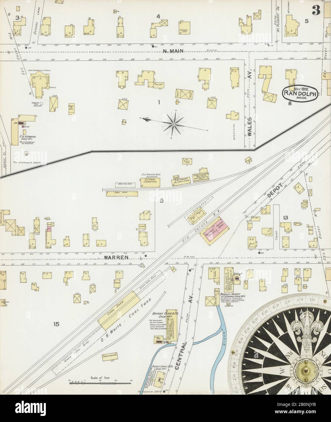 Randolph map hi-res stock photography and images - Alamy