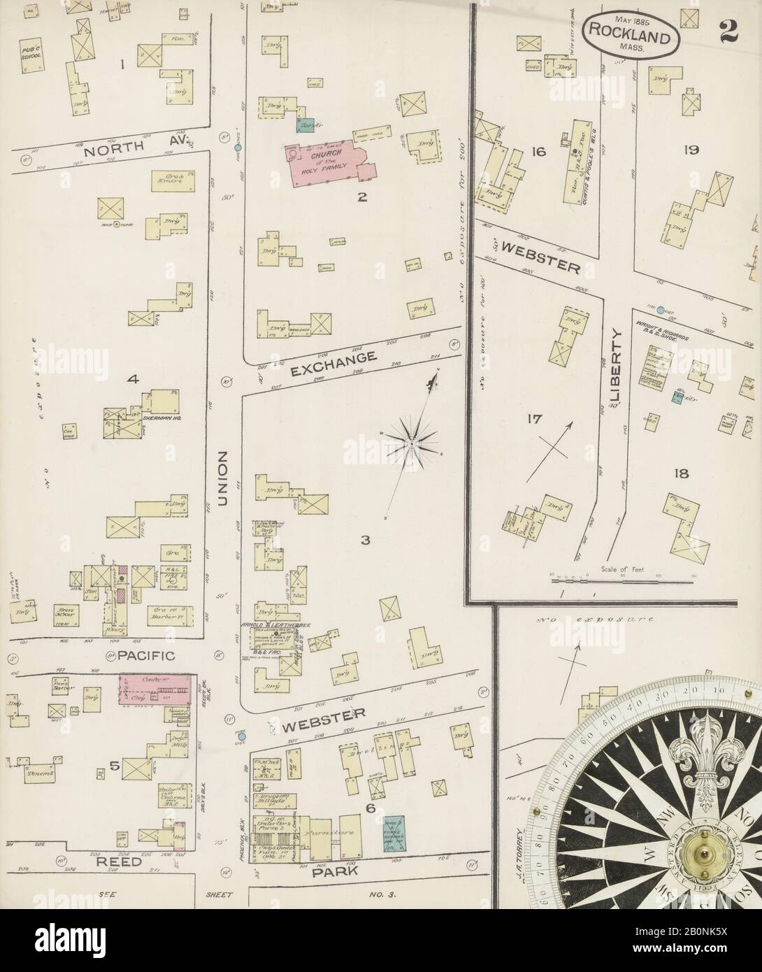 Rockland massachusetts map hi-res stock photography and images - Alamy