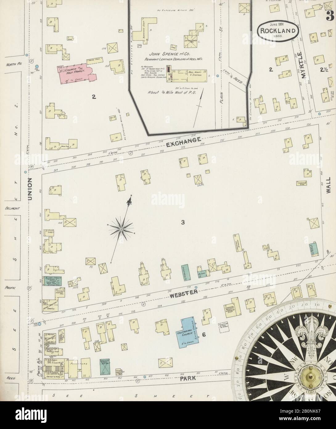 Old map of rockland county hi-res stock photography and images - Alamy