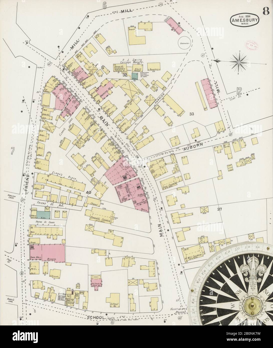 Amesbury massachusetts map hi-res stock photography and images - Alamy