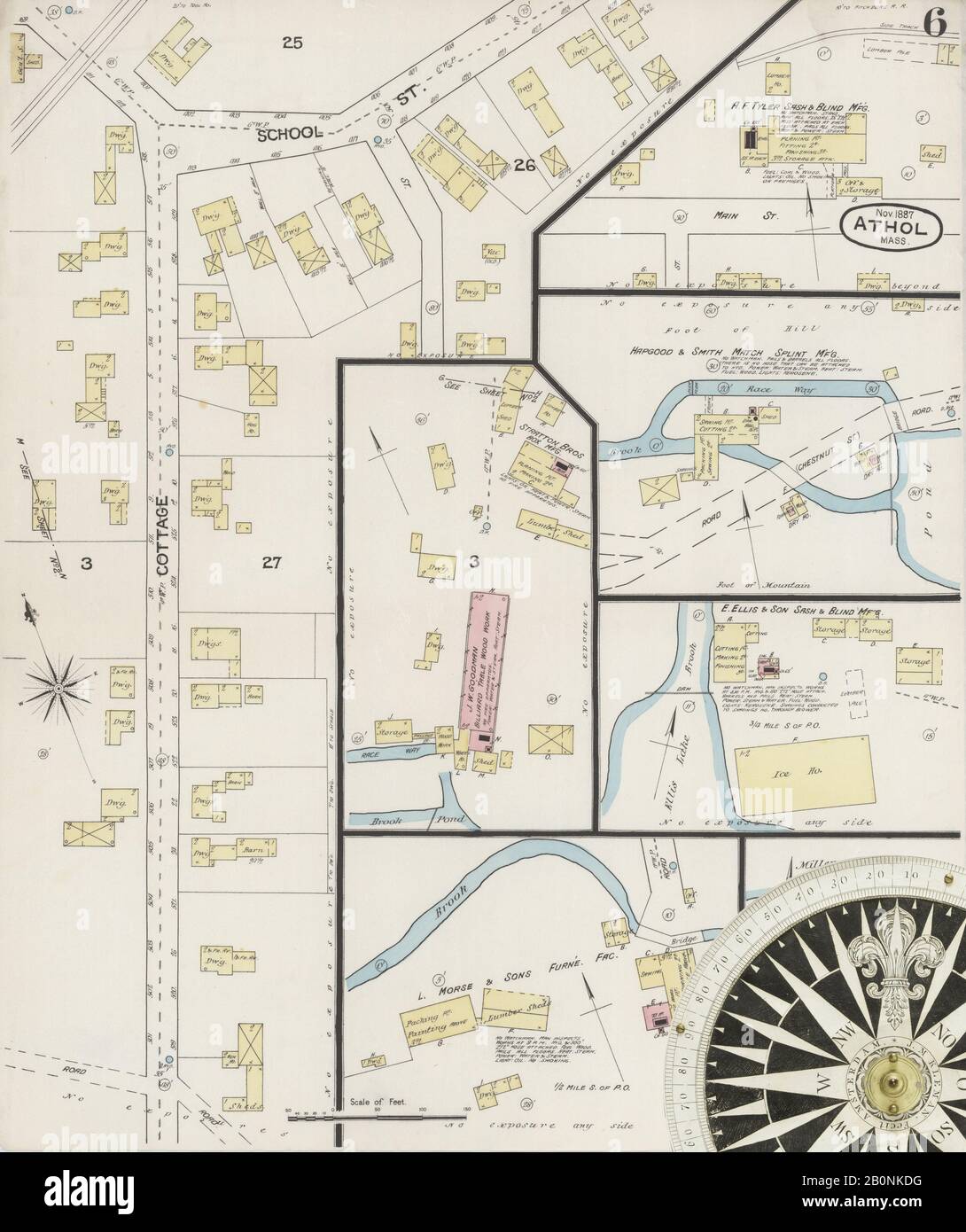 Image 6 of Sanborn Fire Insurance Map from Athol, Worcester County ...