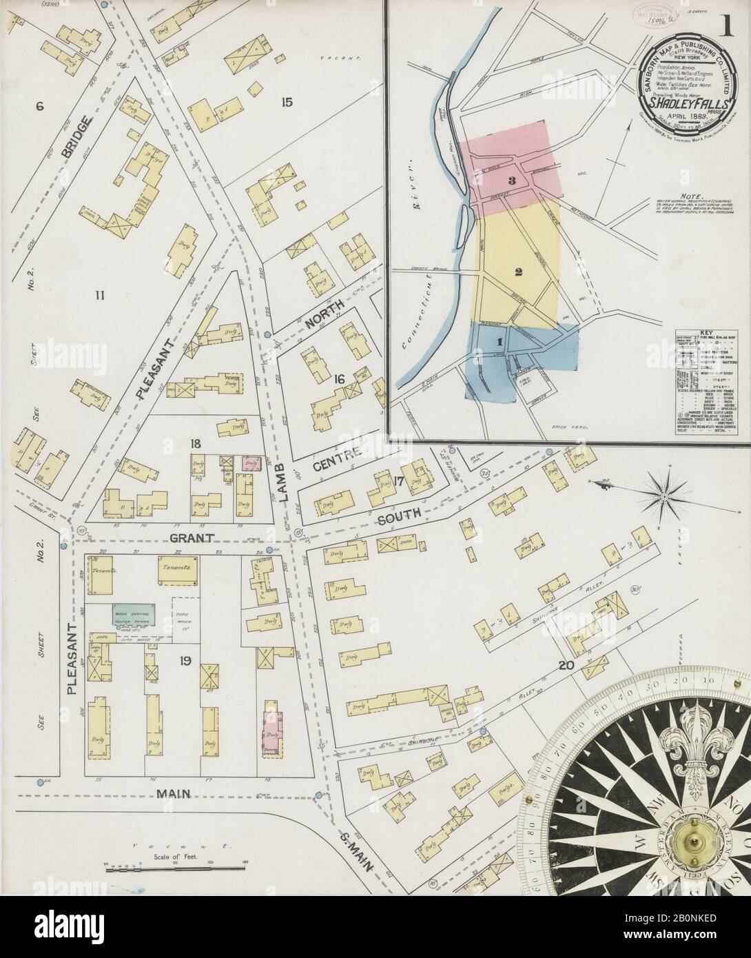 Image 1 of Sanborn Fire Insurance Map from South Hadley Falls ...