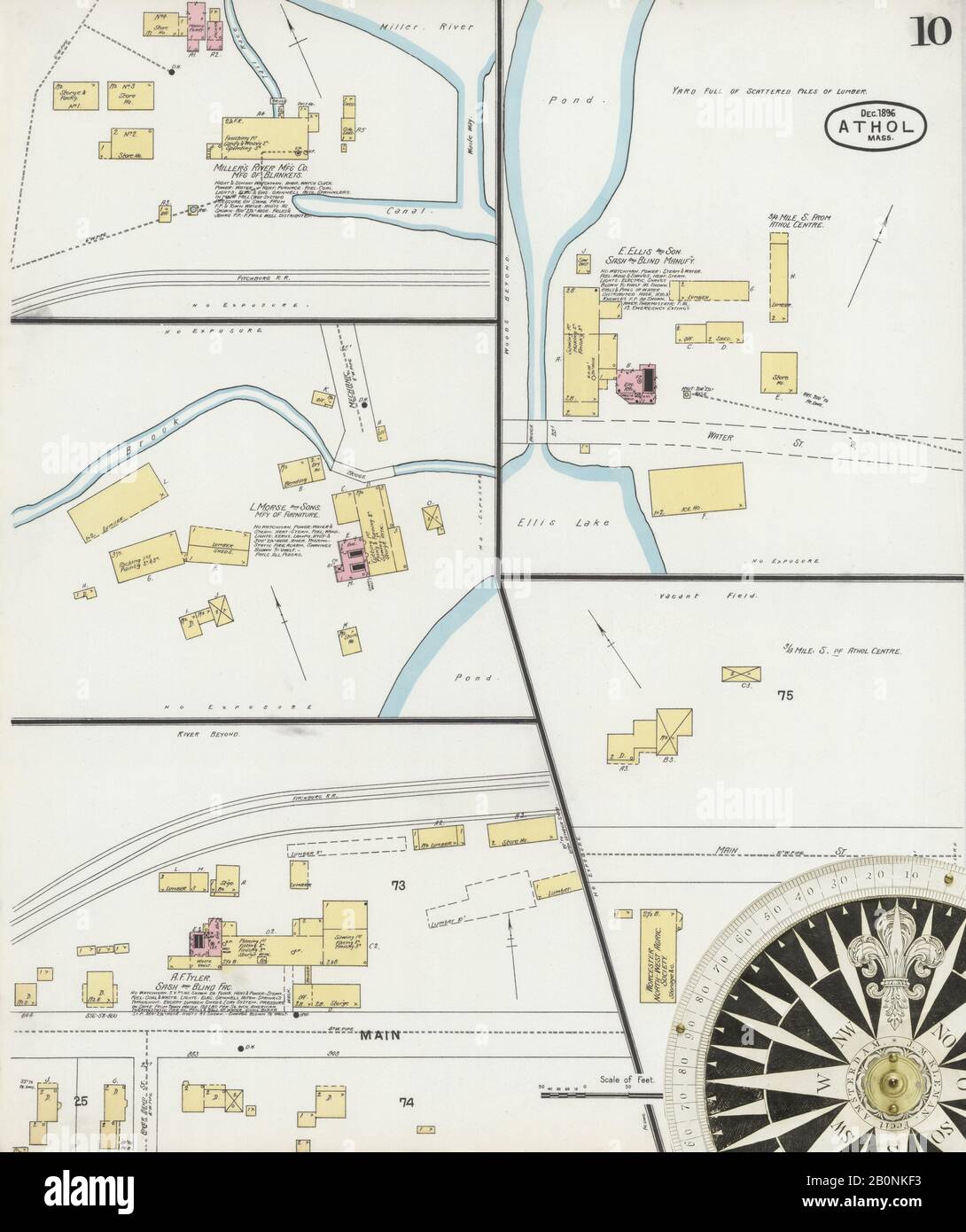 Image 10 of Sanborn Fire Insurance Map from Athol, Worcester County ...