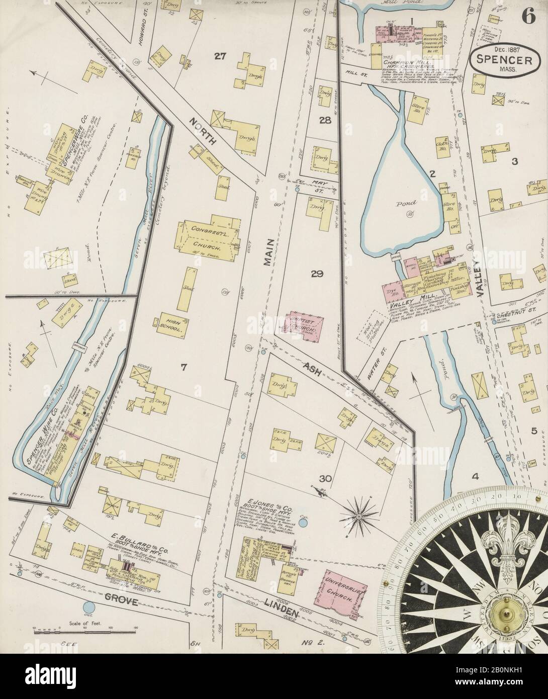 Spencer massachusetts map hi-res stock photography and images - Alamy