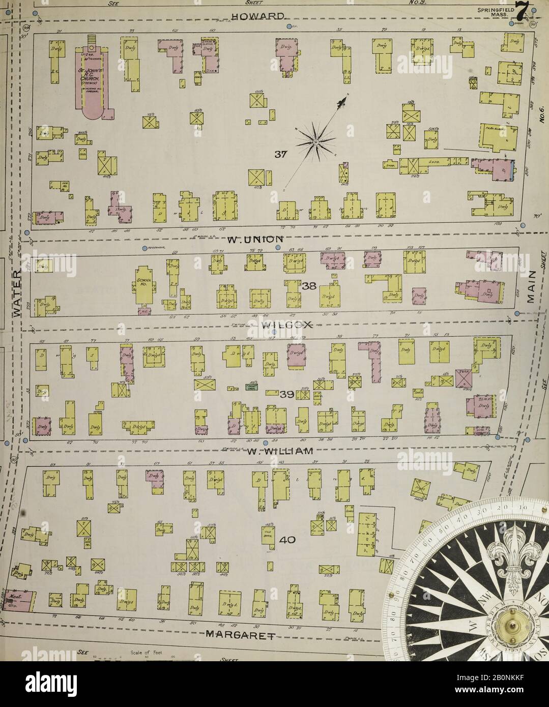 Image 7 of Sanborn Fire Insurance Map from Springfield, Hampden County ...