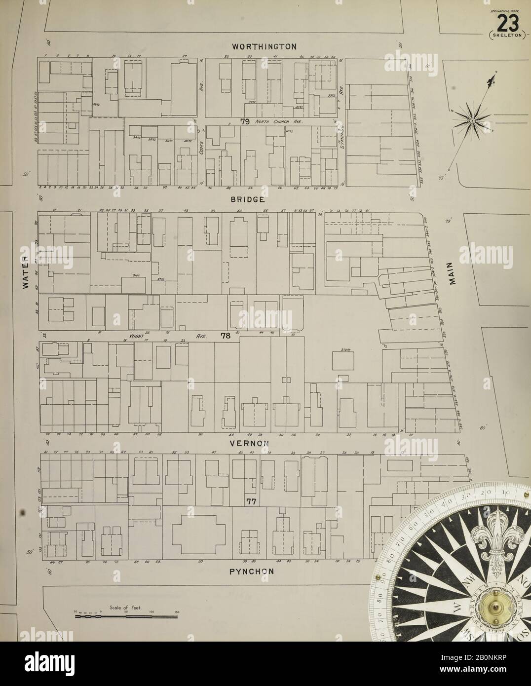 Image 27 of Sanborn Fire Insurance Map from Springfield, Hampden County ...
