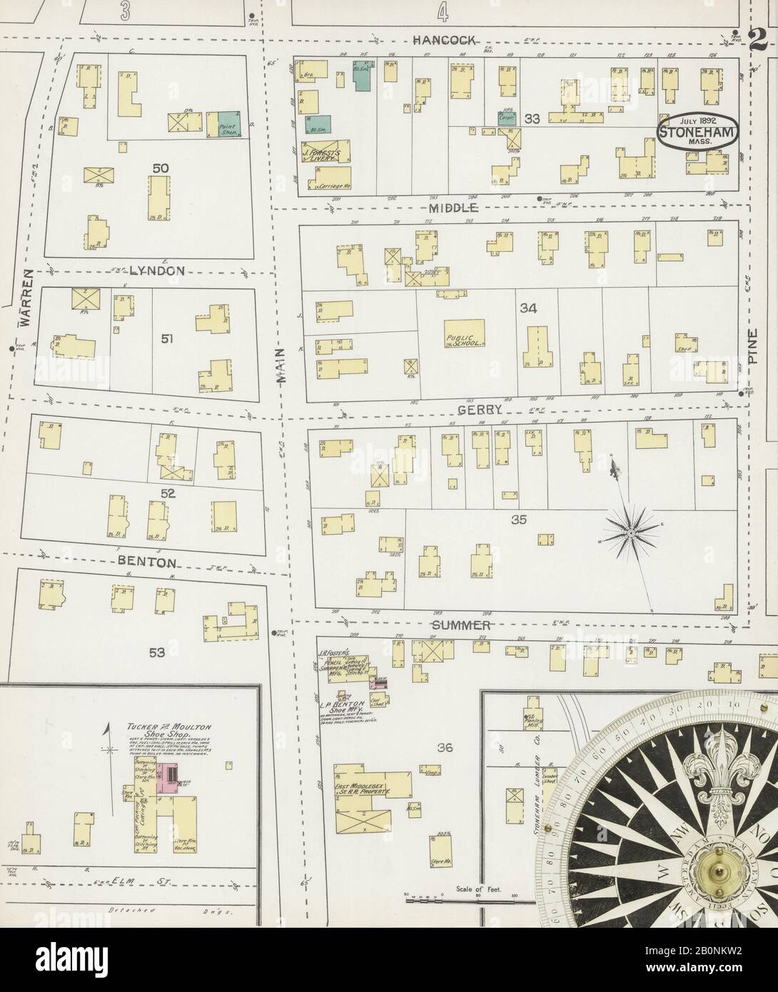 Image 2 of Sanborn Fire Insurance Map from Stoneham, Middlesex County ...