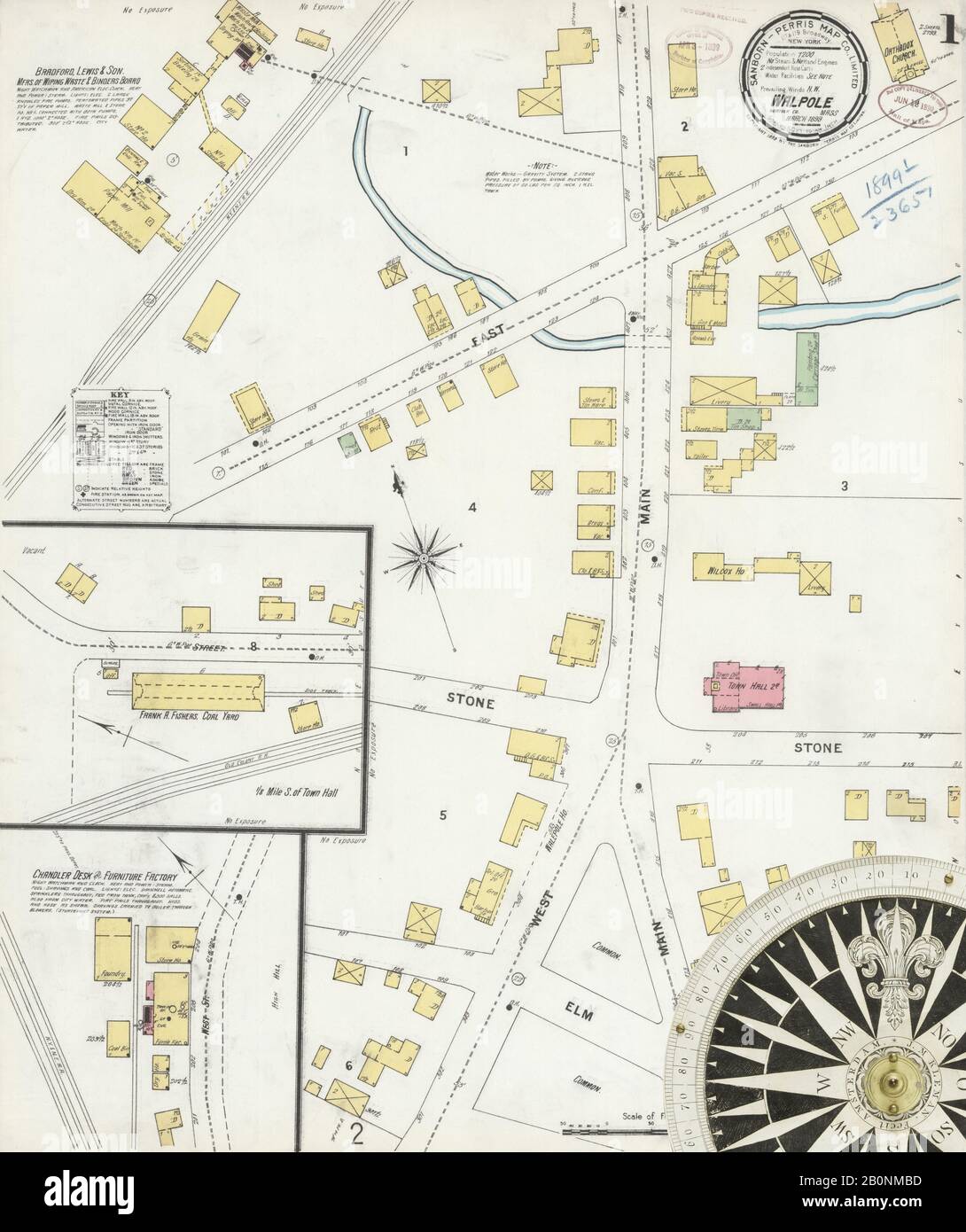 Walpole map hi-res stock photography and images - Alamy