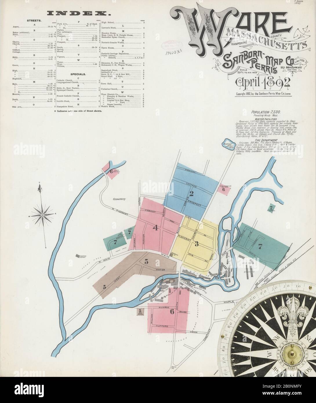 Map of ware hi-res stock photography and images - Alamy