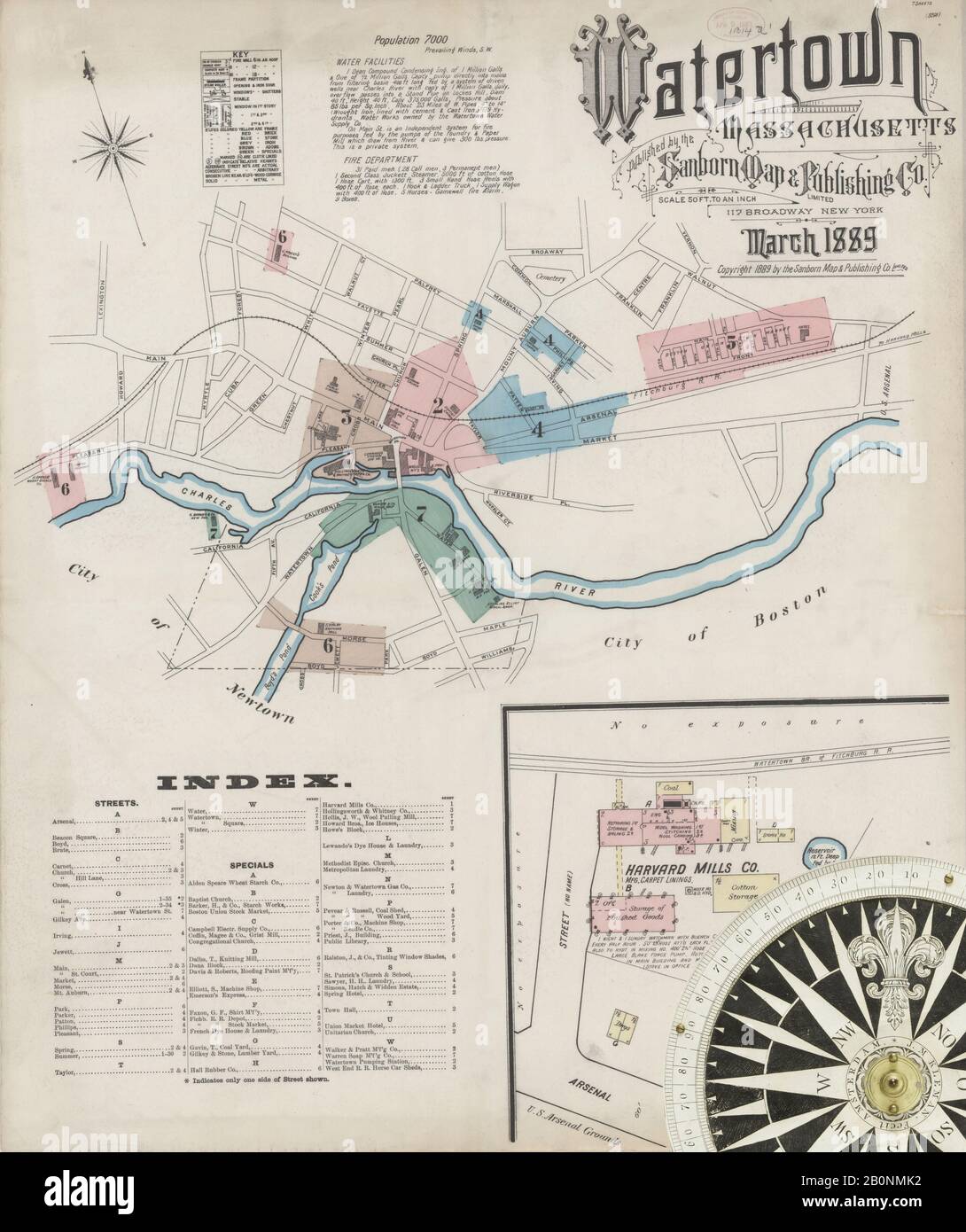 Map of watertown hi-res stock photography and images - Alamy