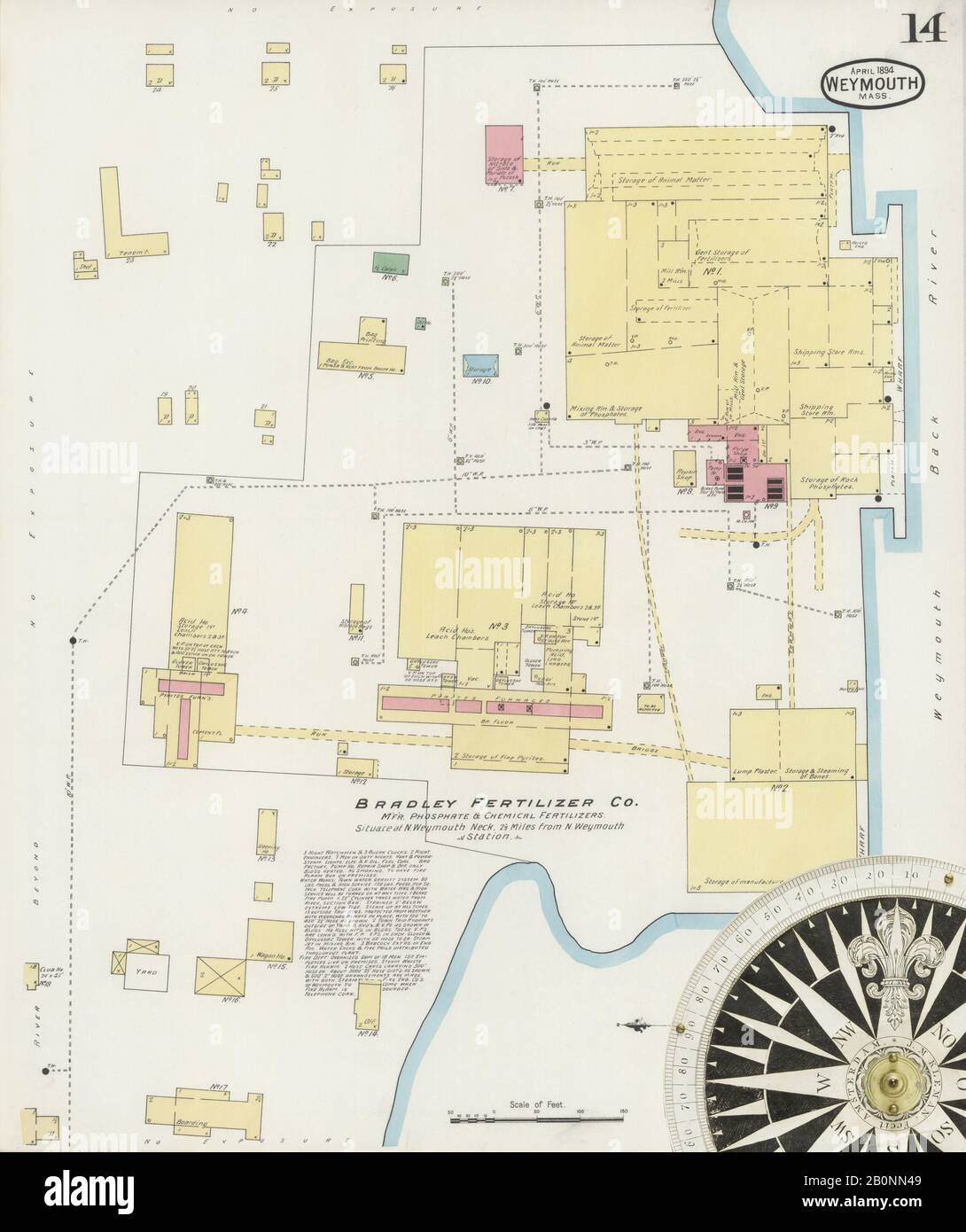 Map of weymouth hi-res stock photography and images - Alamy
