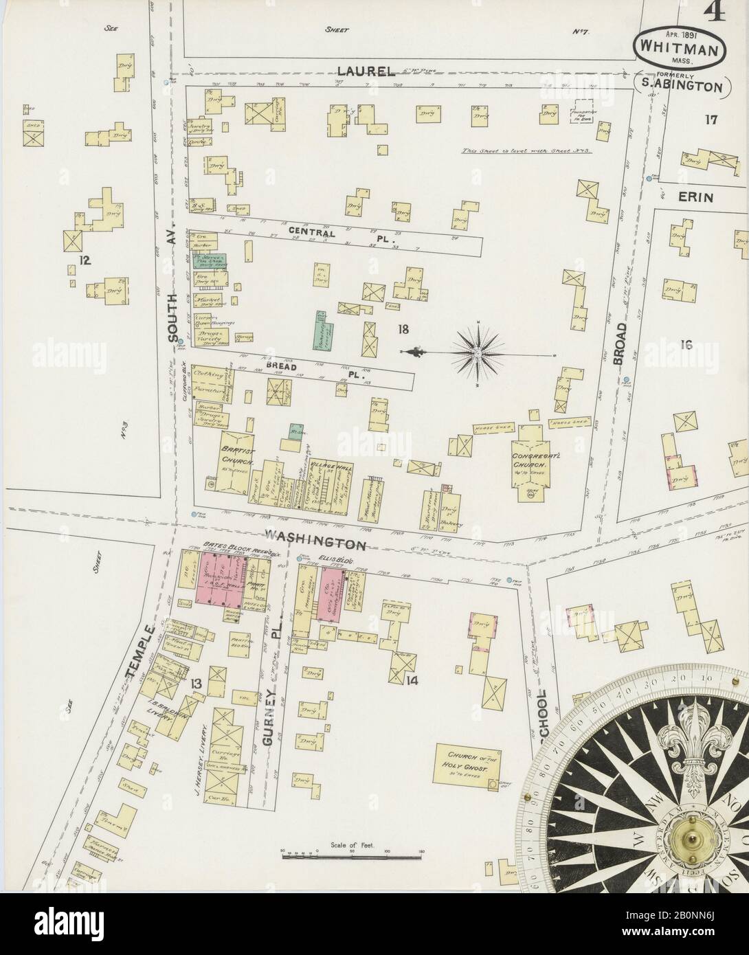 Map of whitman hi-res stock photography and images - Alamy