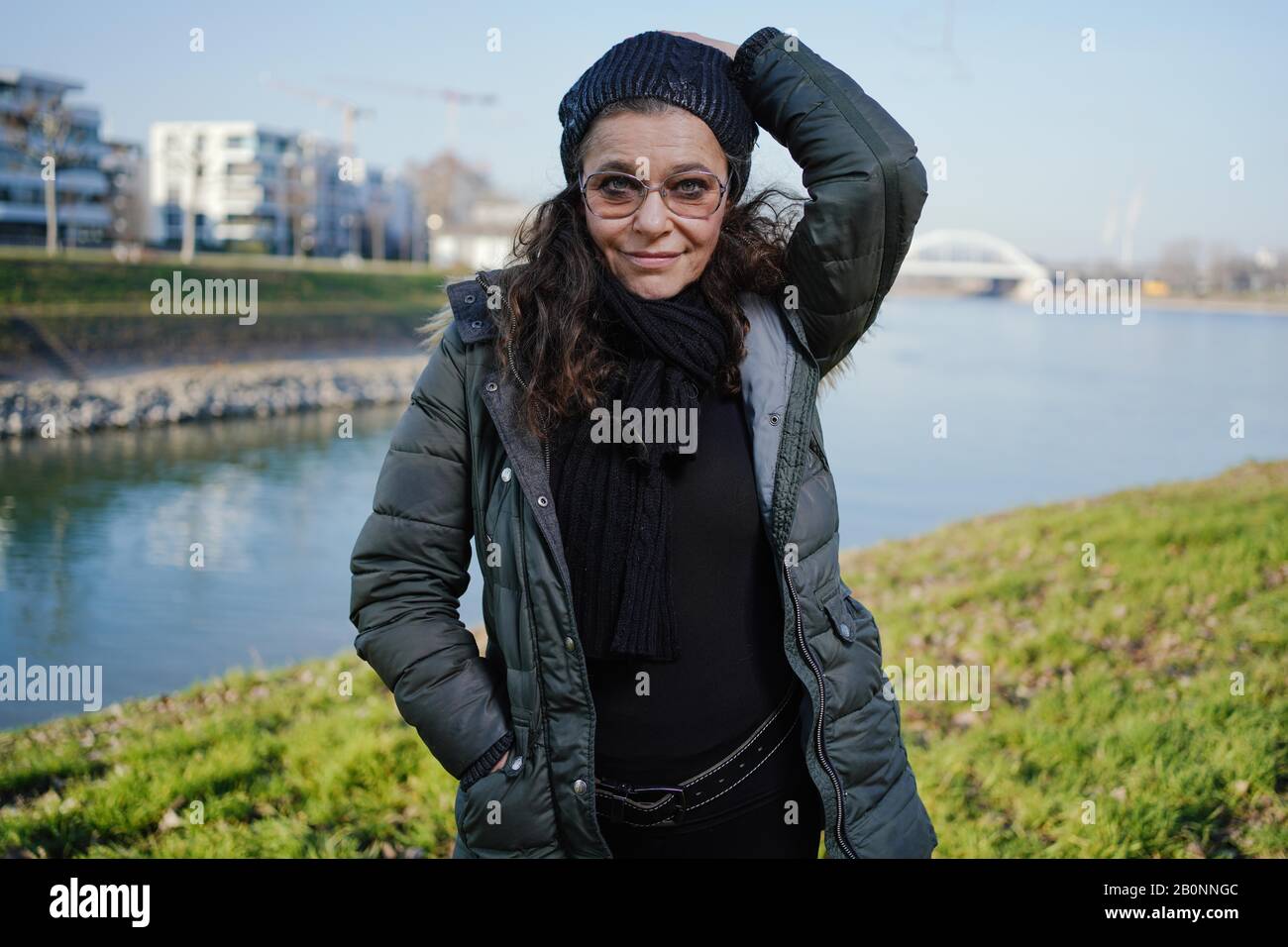 Ludwigshafen, Germany. 21st Jan, 2020. The singer Julia Neigel stands ...