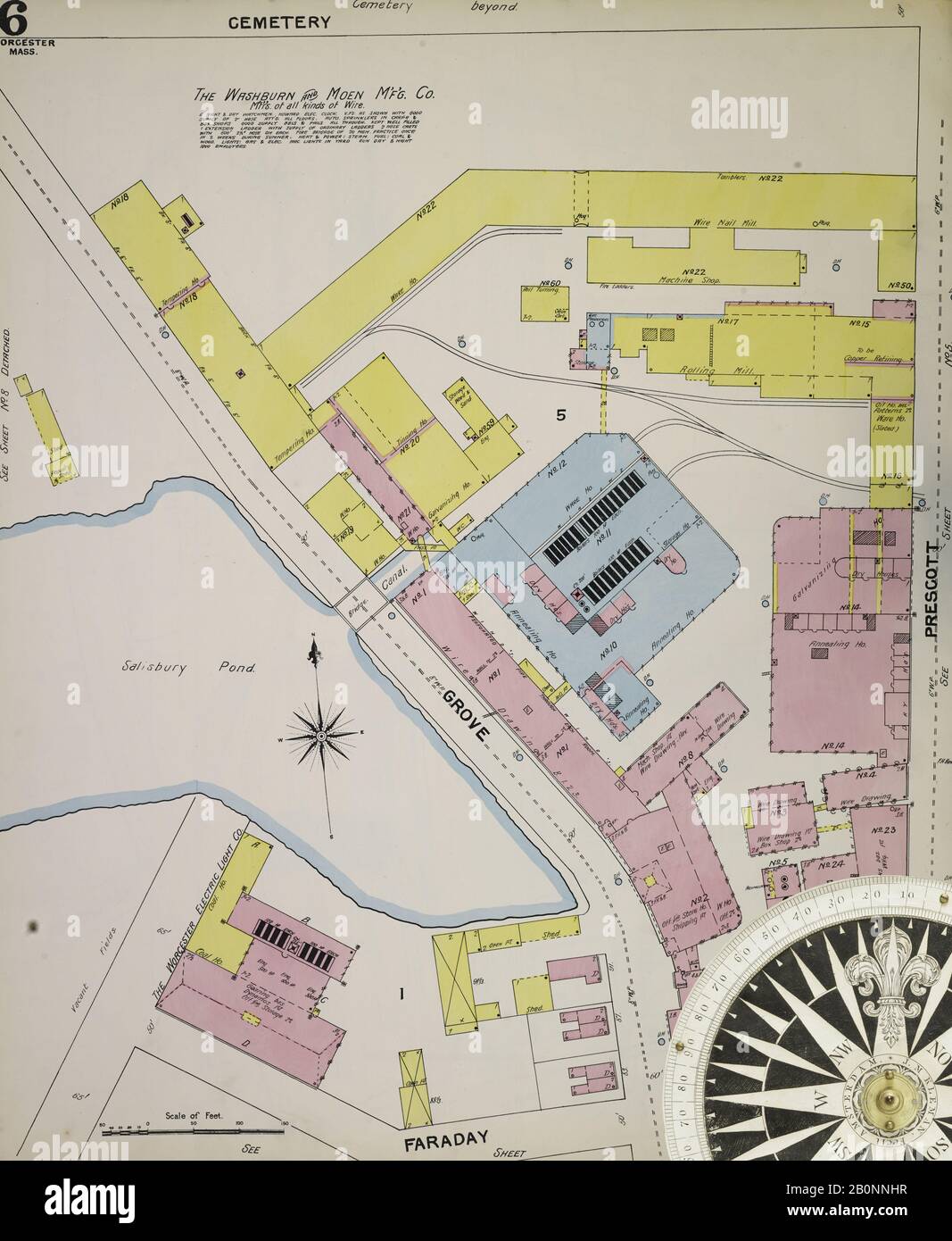 Image 6 of Sanborn Fire Insurance Map from Worcester, Worcester County ...