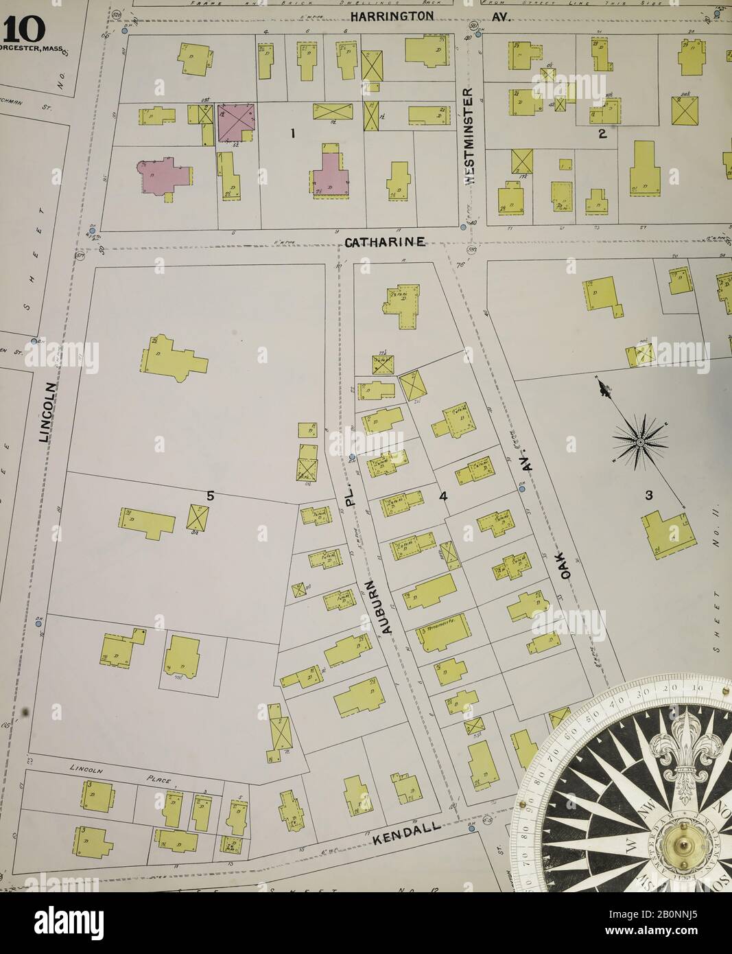 Image 10 of Sanborn Fire Insurance Map from Worcester, Worcester County ...