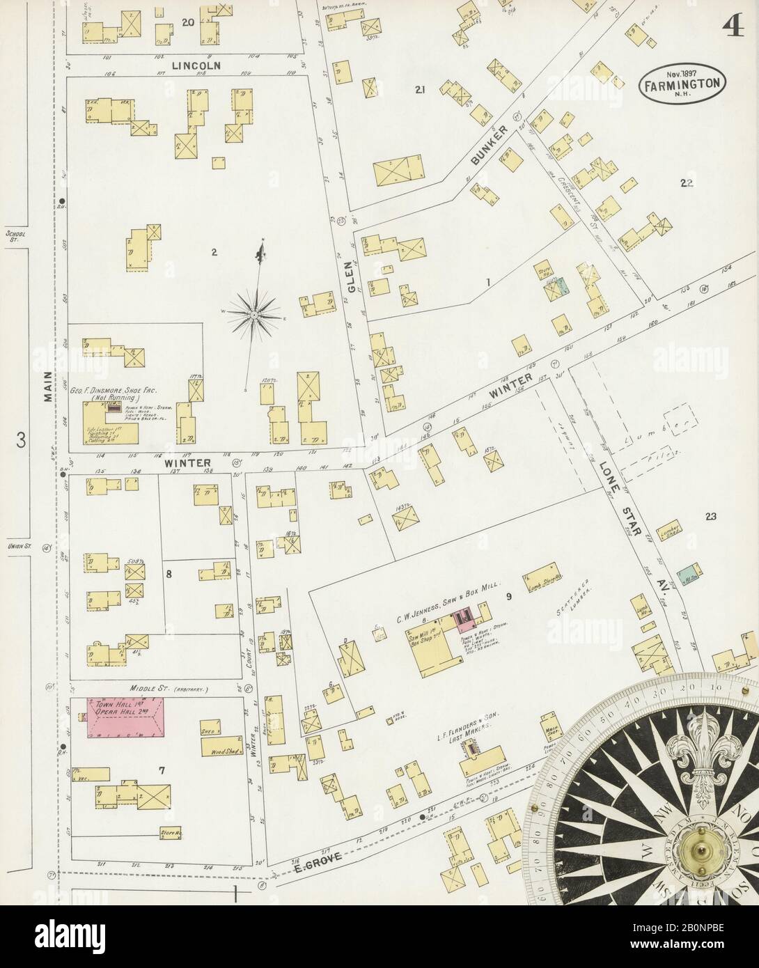 Farmington new hampshire map hi-res stock photography and images - Alamy