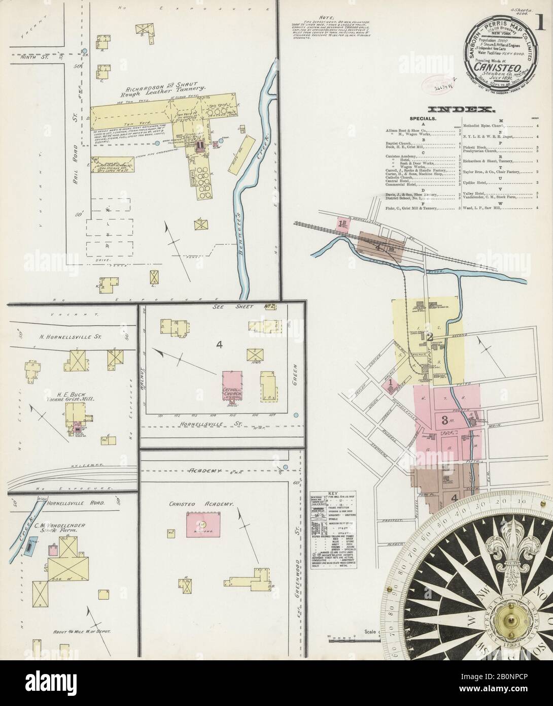 Map of canisteo hi-res stock photography and images - Alamy
