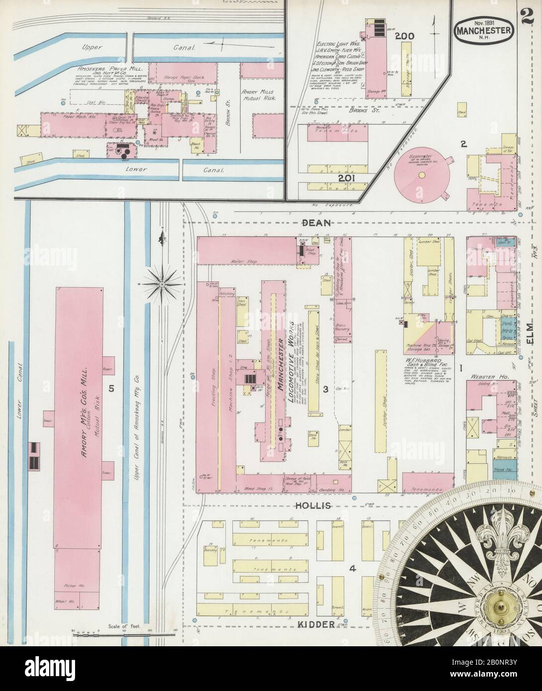 Image 2 of Sanborn Fire Insurance Map from Manchester, Hillsborough ...