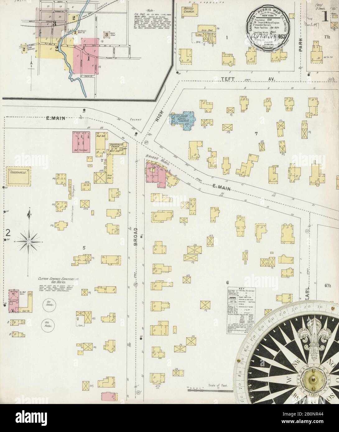 Map of clifton hi-res stock photography and images - Alamy