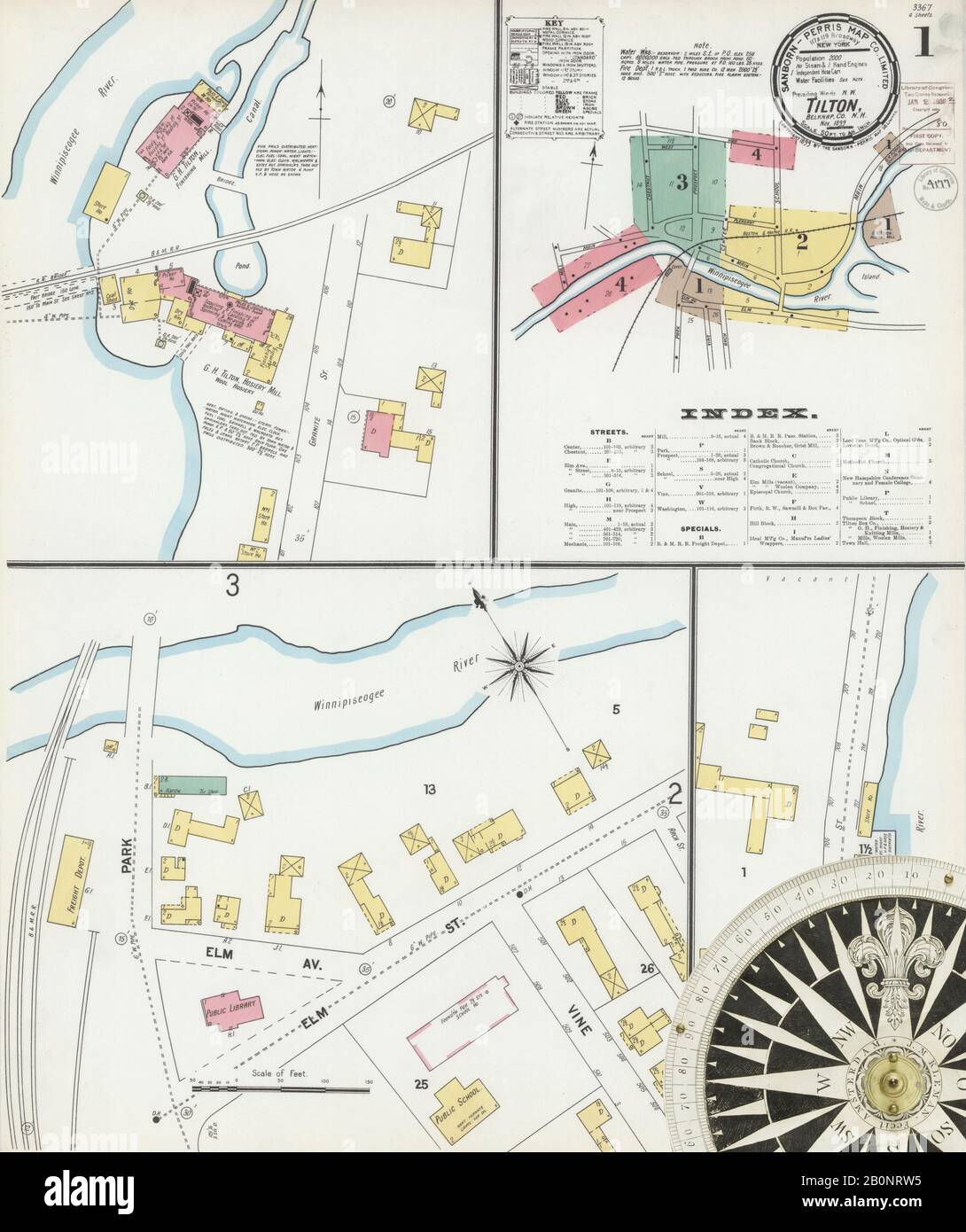 Map of tilton hi-res stock photography and images - Alamy
