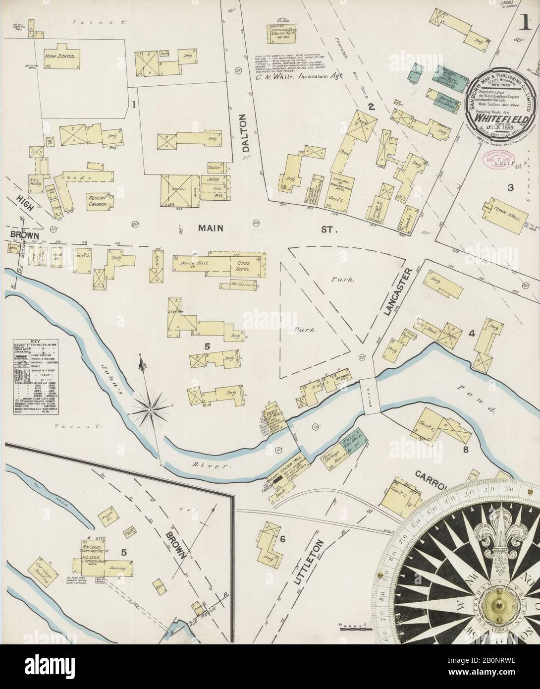 Map of whitefield hi-res stock photography and images - Alamy