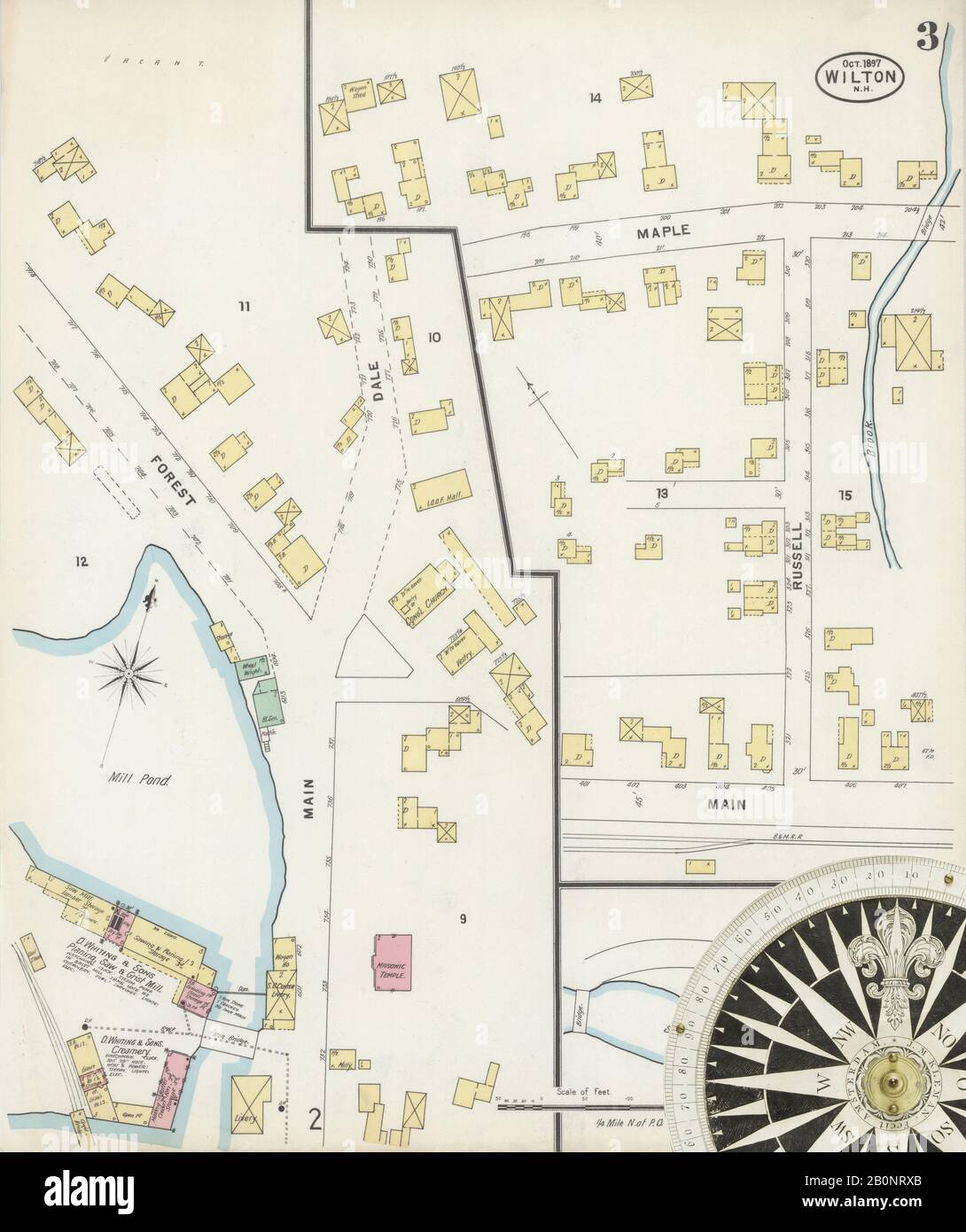 Map of wilton hi-res stock photography and images - Alamy