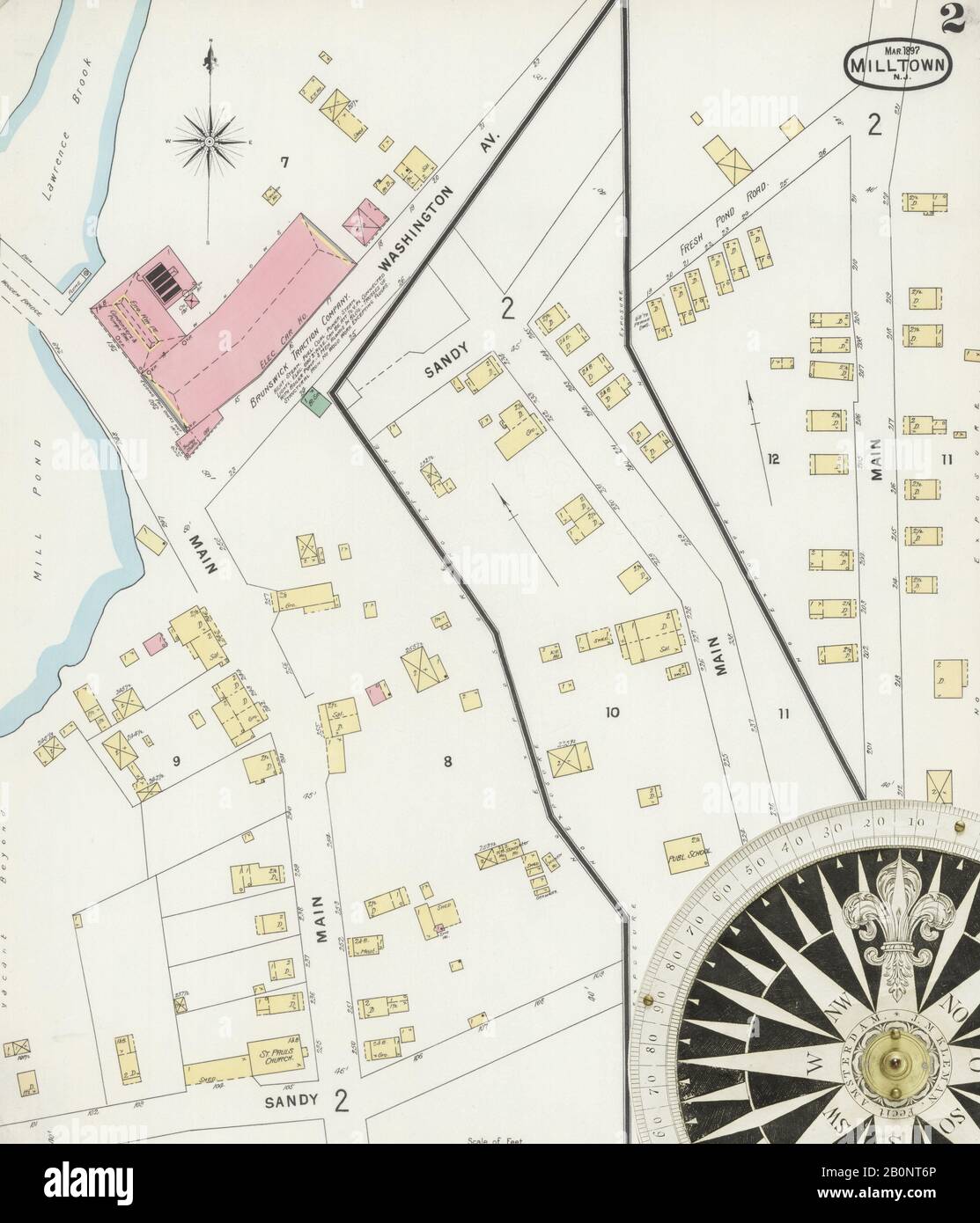 Image 2 of Sanborn Fire Insurance Map from Milltown, Middlesex County ...