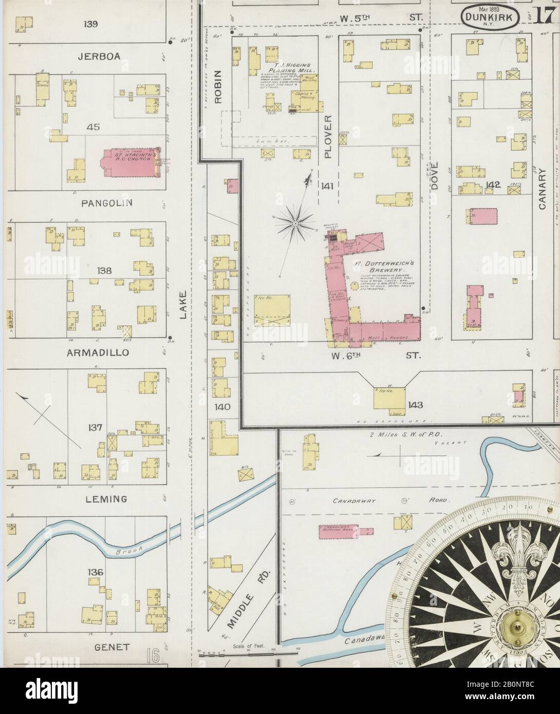 Map of dunkirk new york hi-res stock photography and images - Alamy