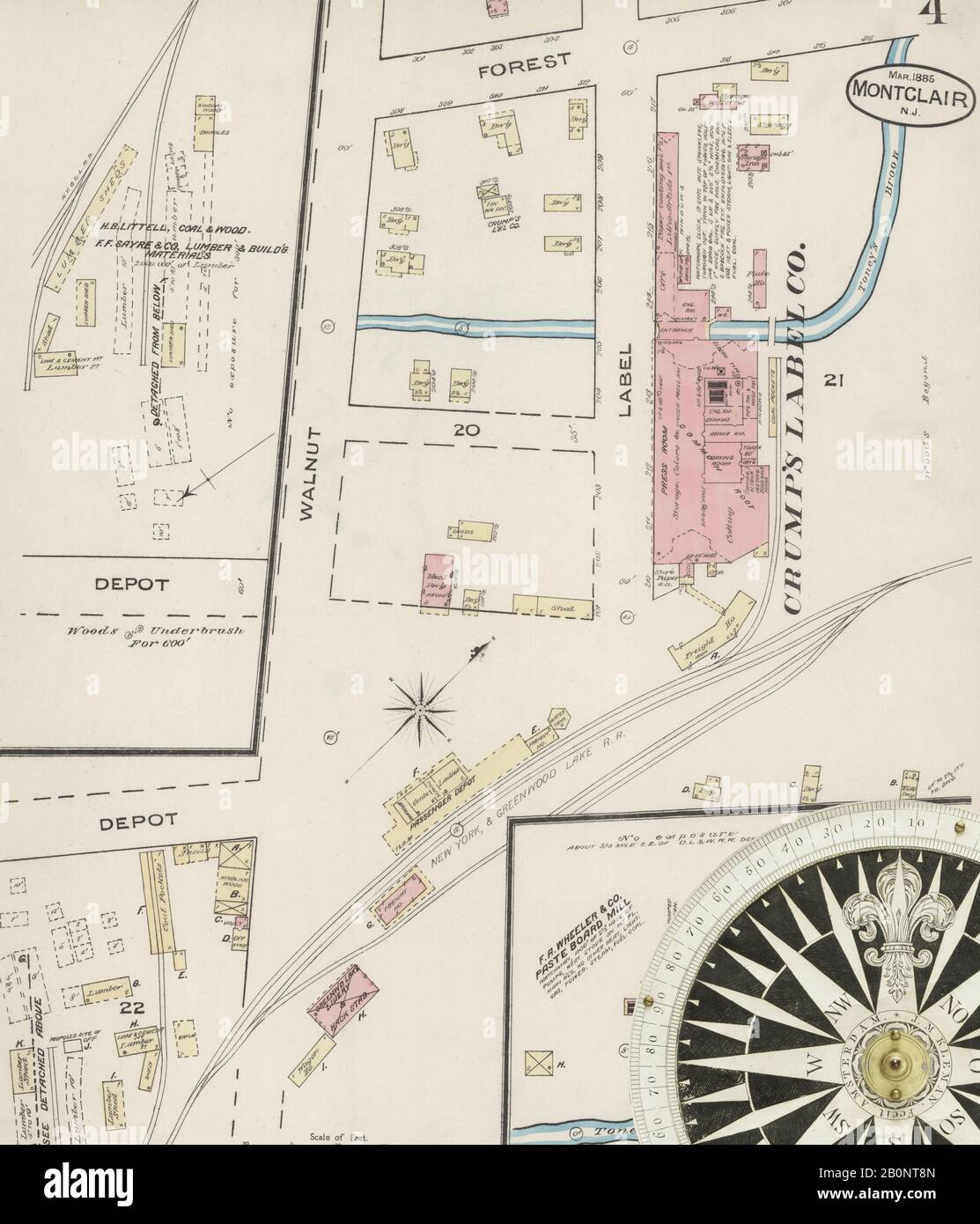 Montclair map hi-res stock photography and images - Alamy