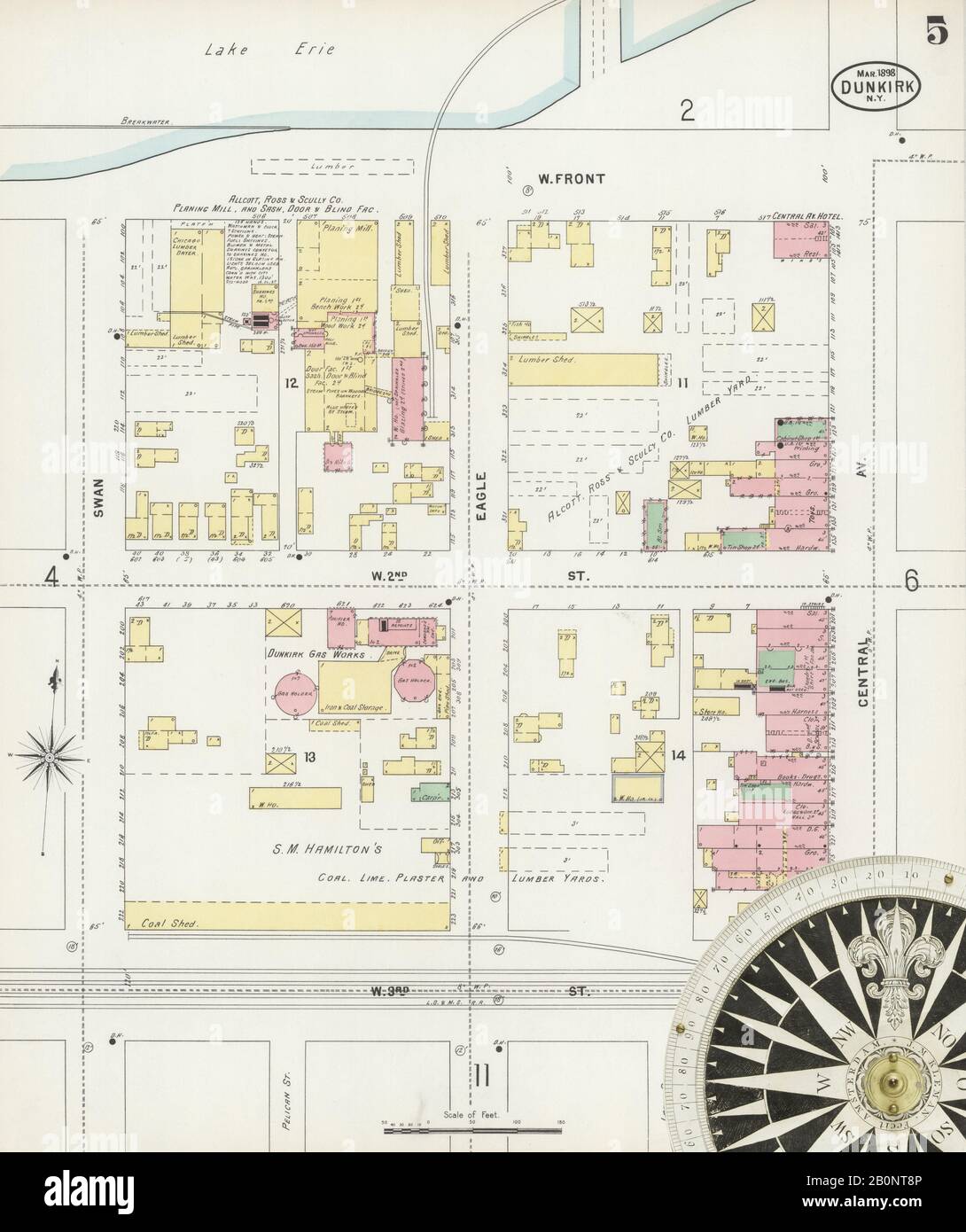 Map of dunkirk new york hi-res stock photography and images - Alamy