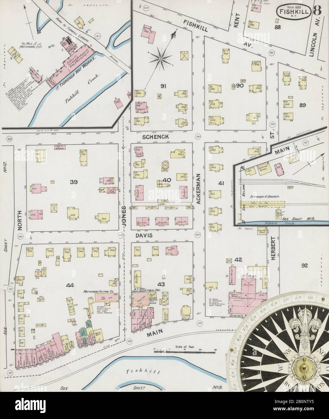 Fishkill New York On A Map High Resolution Stock Photography and Images ...