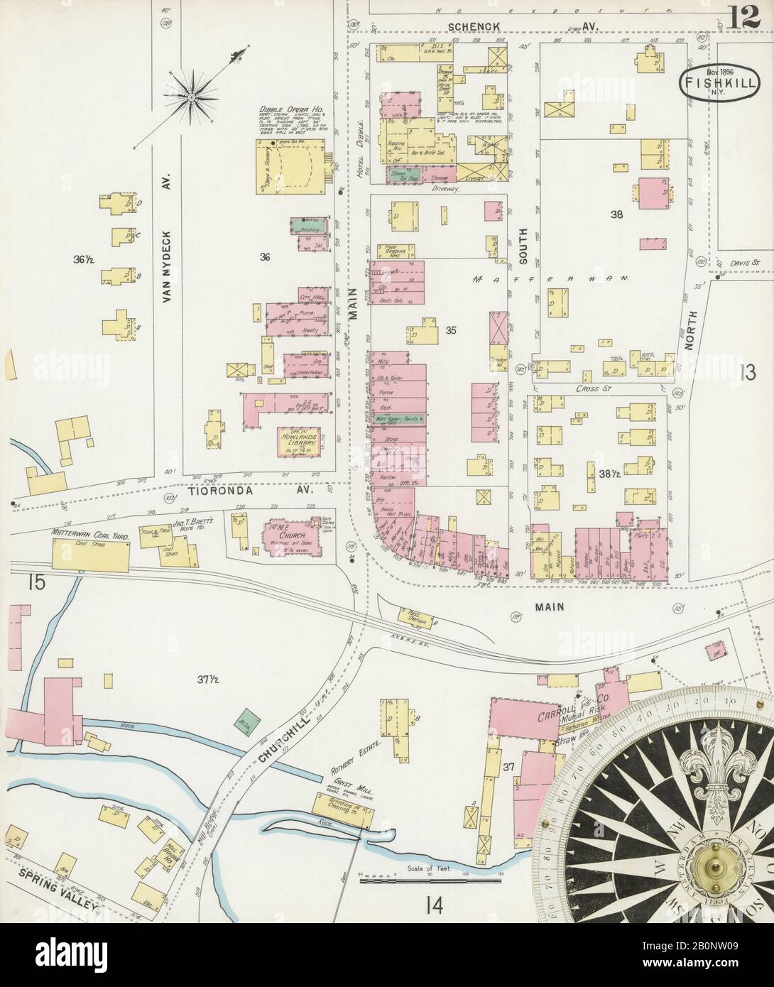 Fishkill New York On A Map High Resolution Stock Photography and Images ...