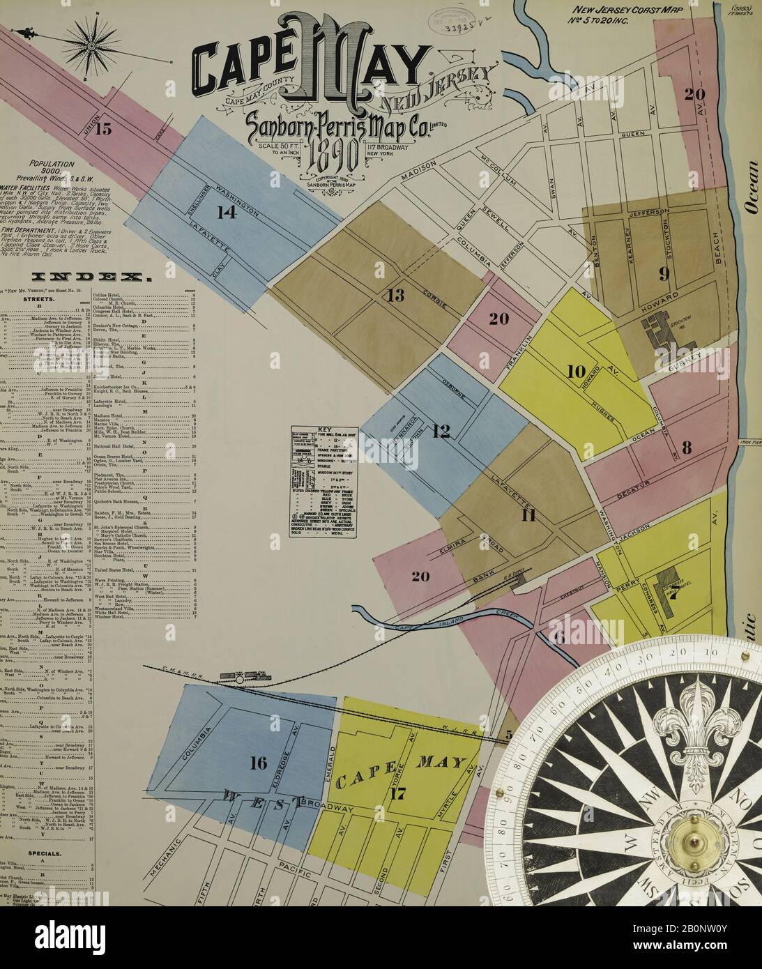 Asbury park map hi-res stock photography and images - Alamy