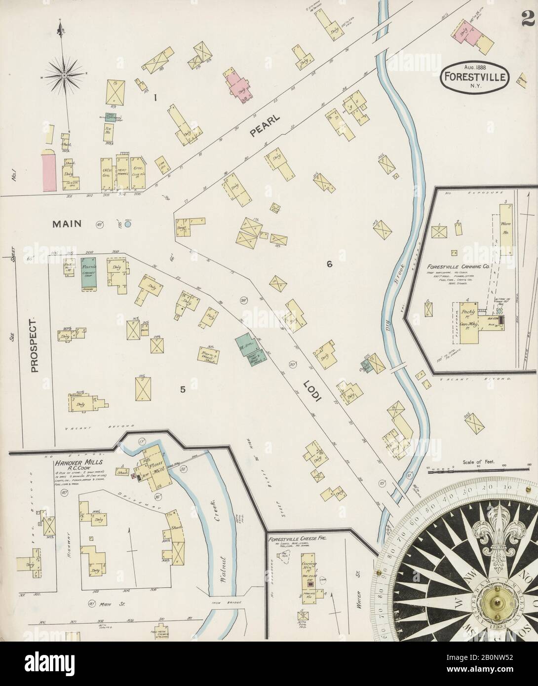 Map of forestville hi-res stock photography and images - Alamy