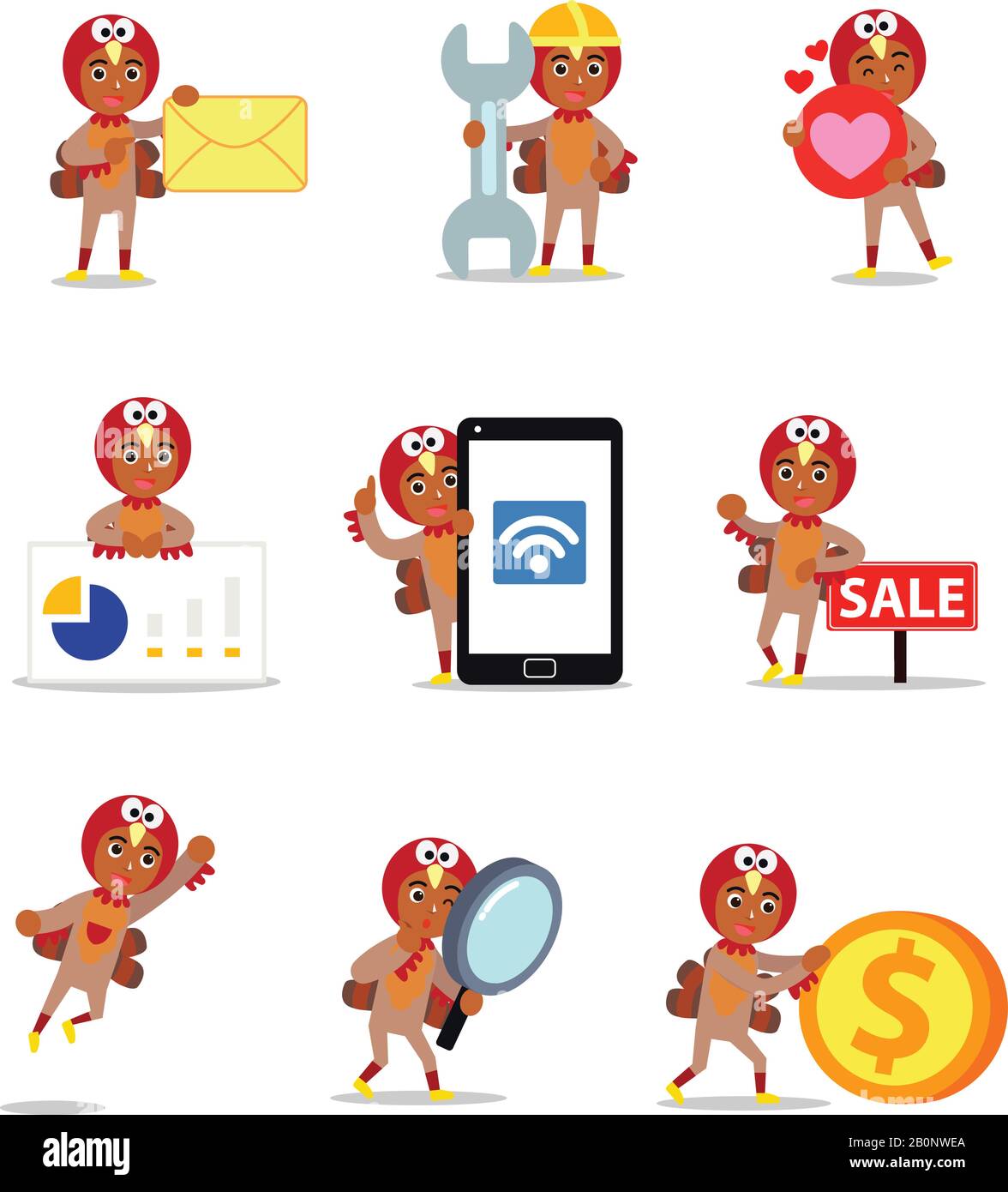 Turkey animal costume hi-res stock photography and images - Alamy