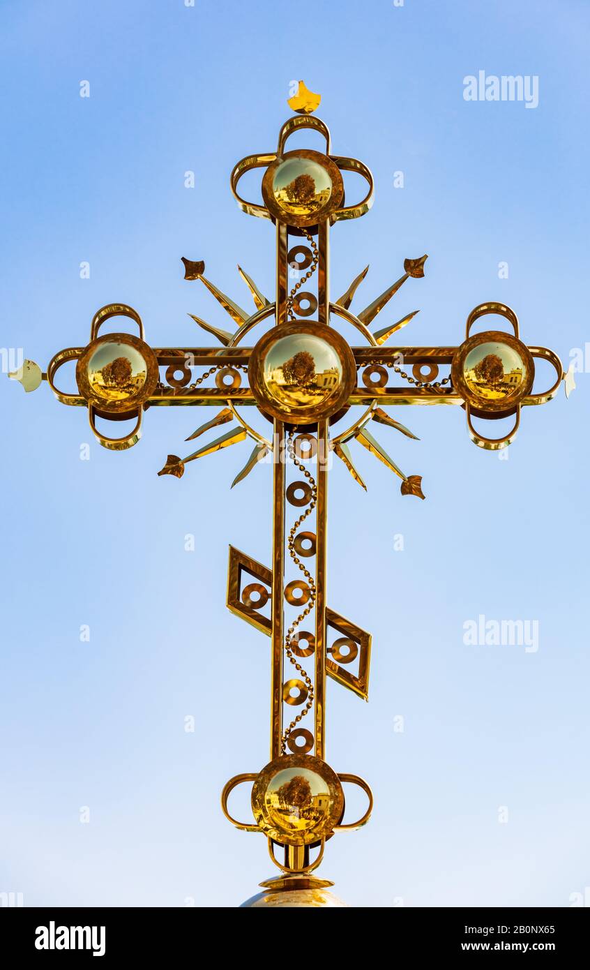 orthodox religious cross Kiev Ukraine Europe Stock Photo - Alamy