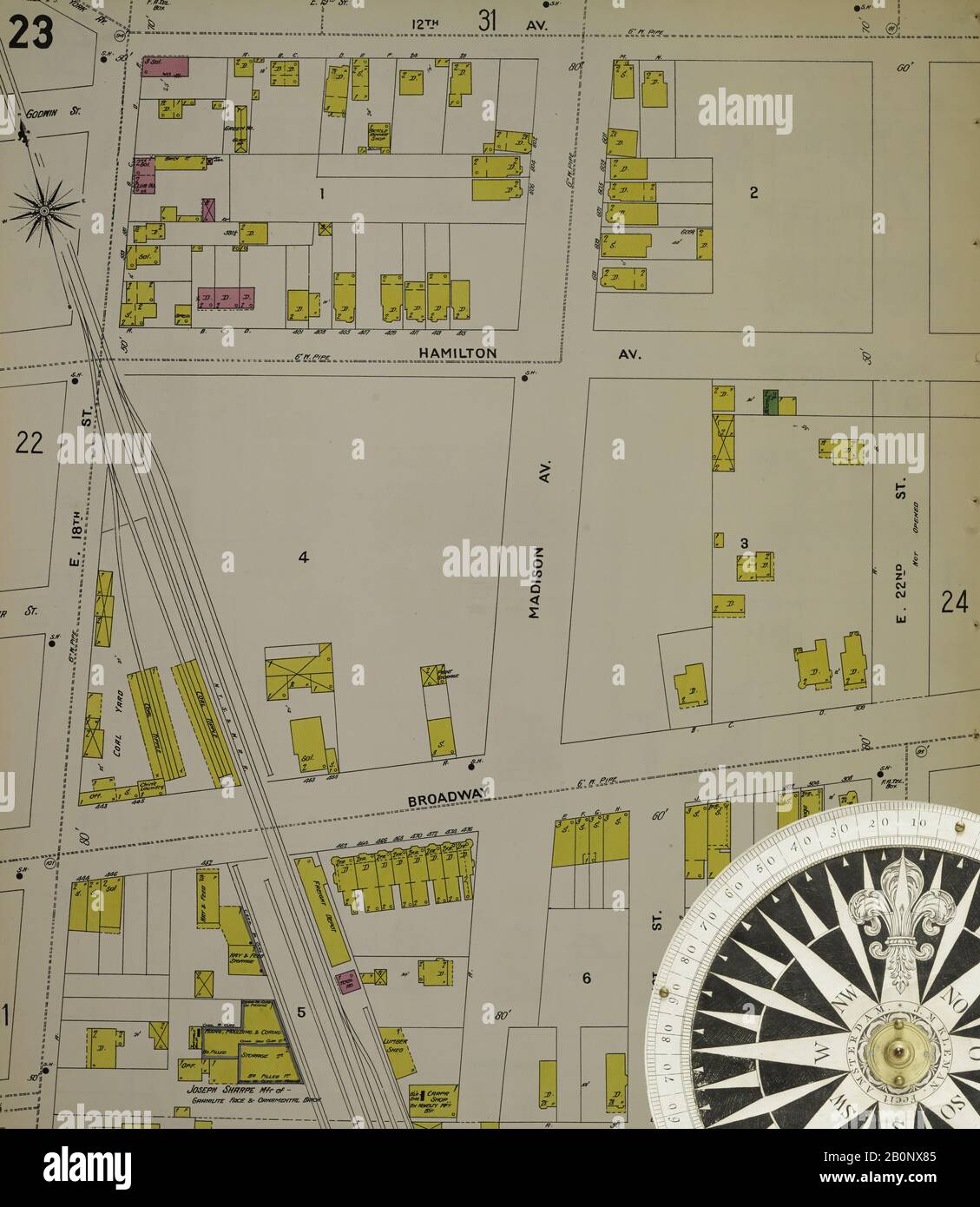 Image 24 Of Sanborn Fire Insurance Map From Paterson Passaic County New Jersey 1899 Vol 1