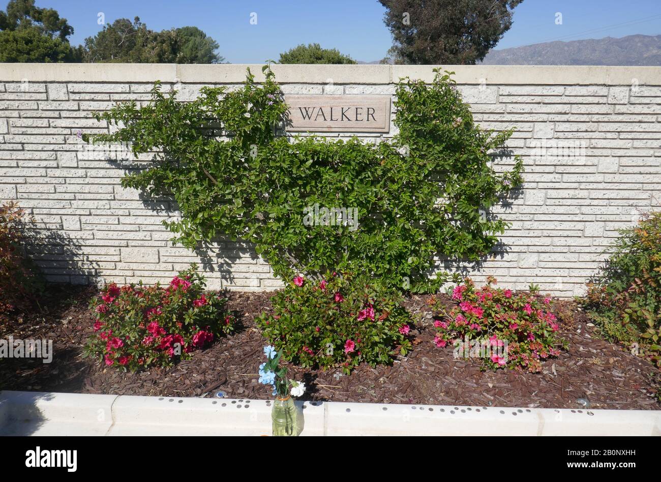 Los Angeles, California, USA 20th February 2020 A general view of atmosphere of Paul Walker's ...
