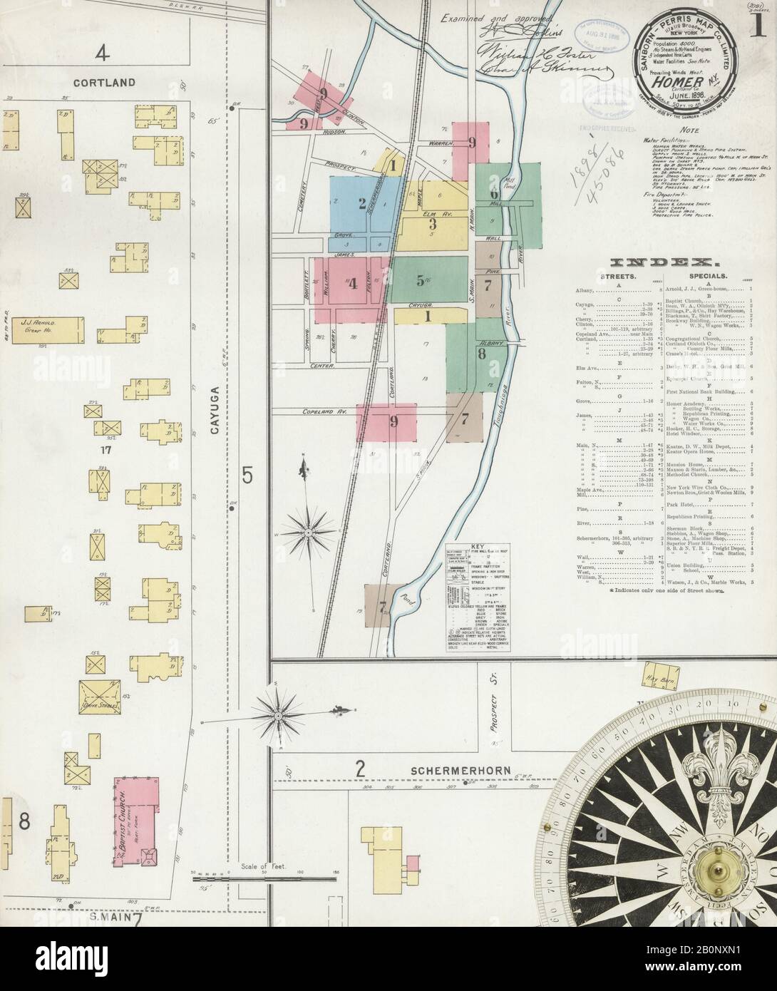 Homer city map hi-res stock photography and images - Alamy