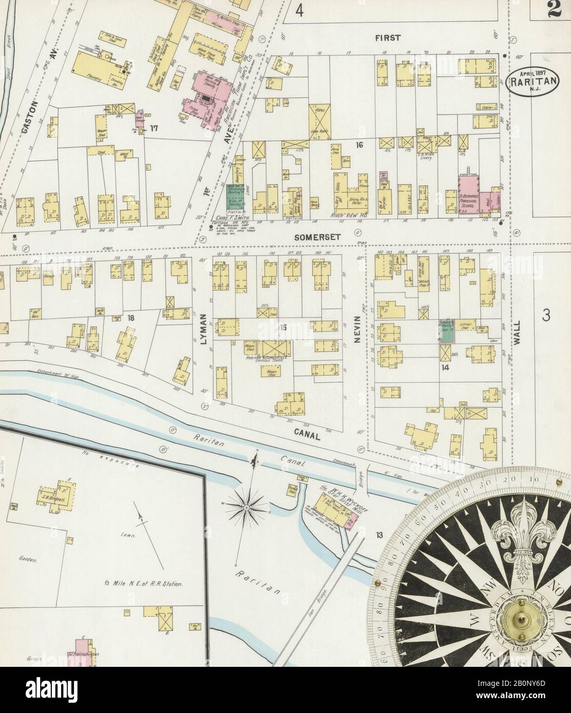 Raritan map hi-res stock photography and images - Alamy