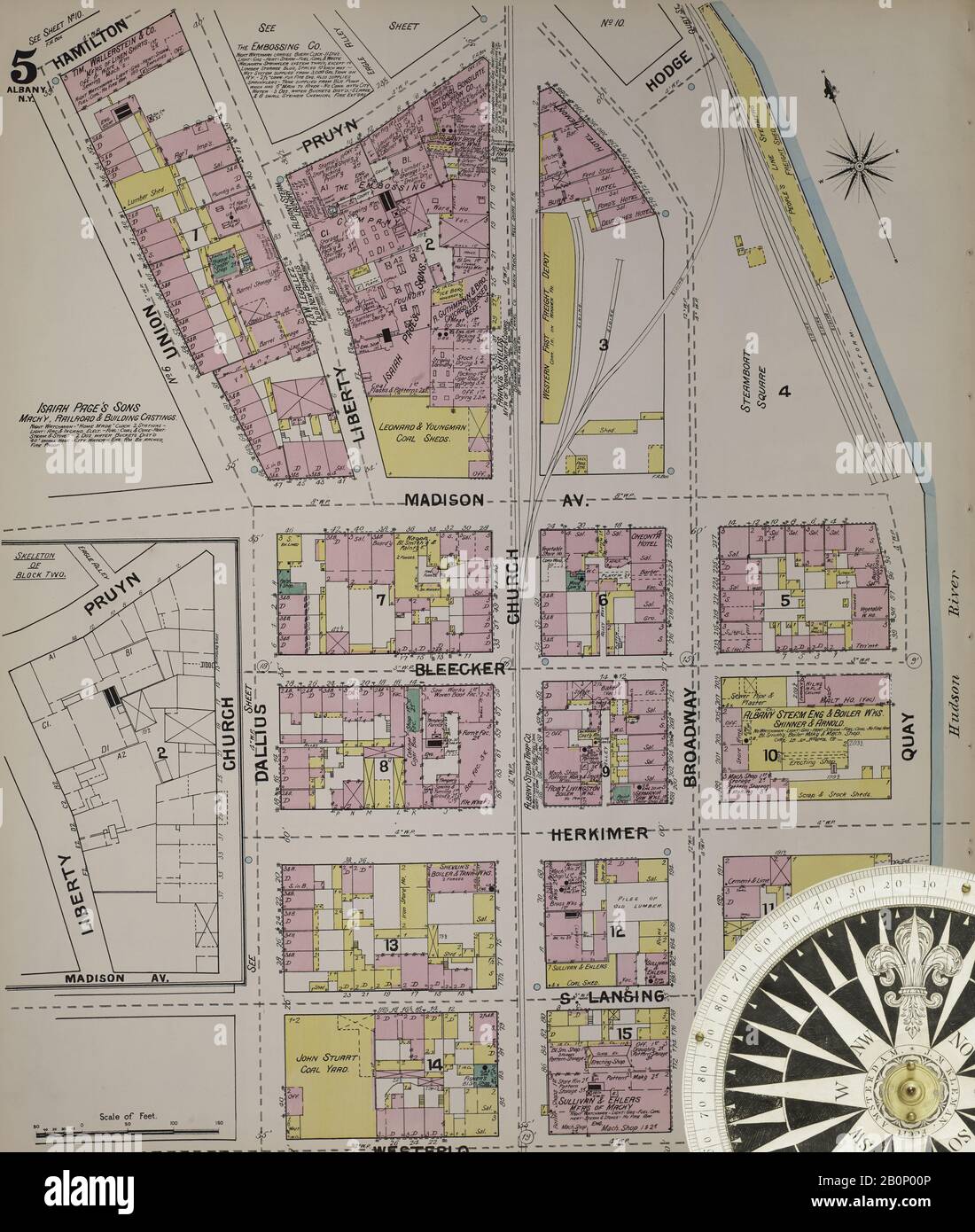 Map of altamont hi-res stock photography and images - Alamy