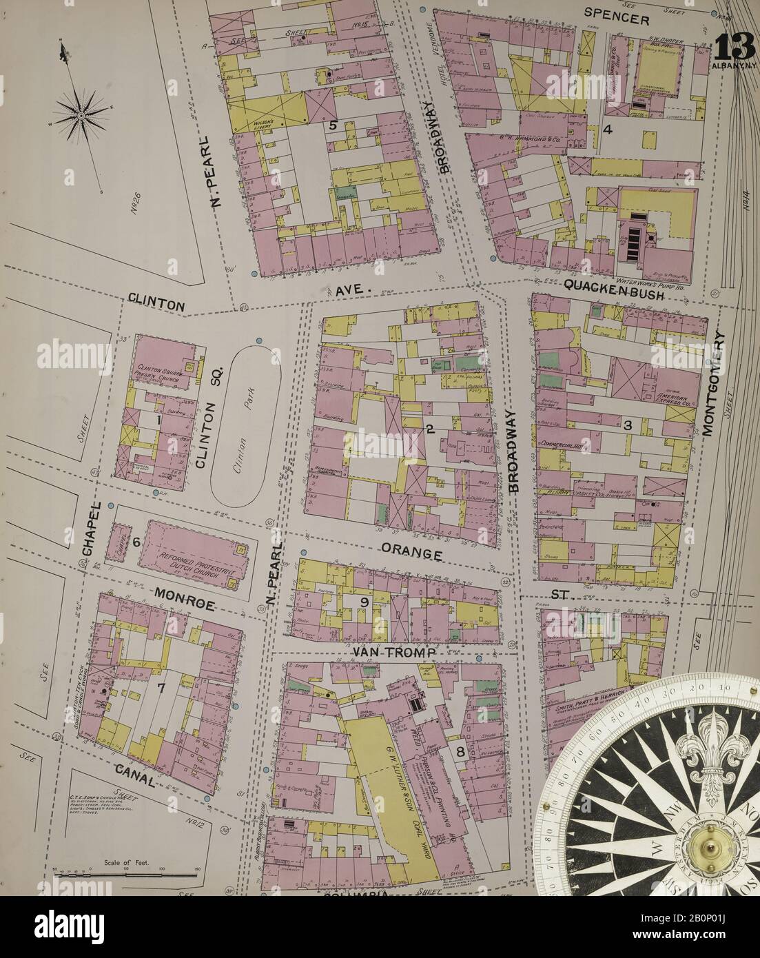 Map of new bethlehem hi-res stock photography and images - Alamy